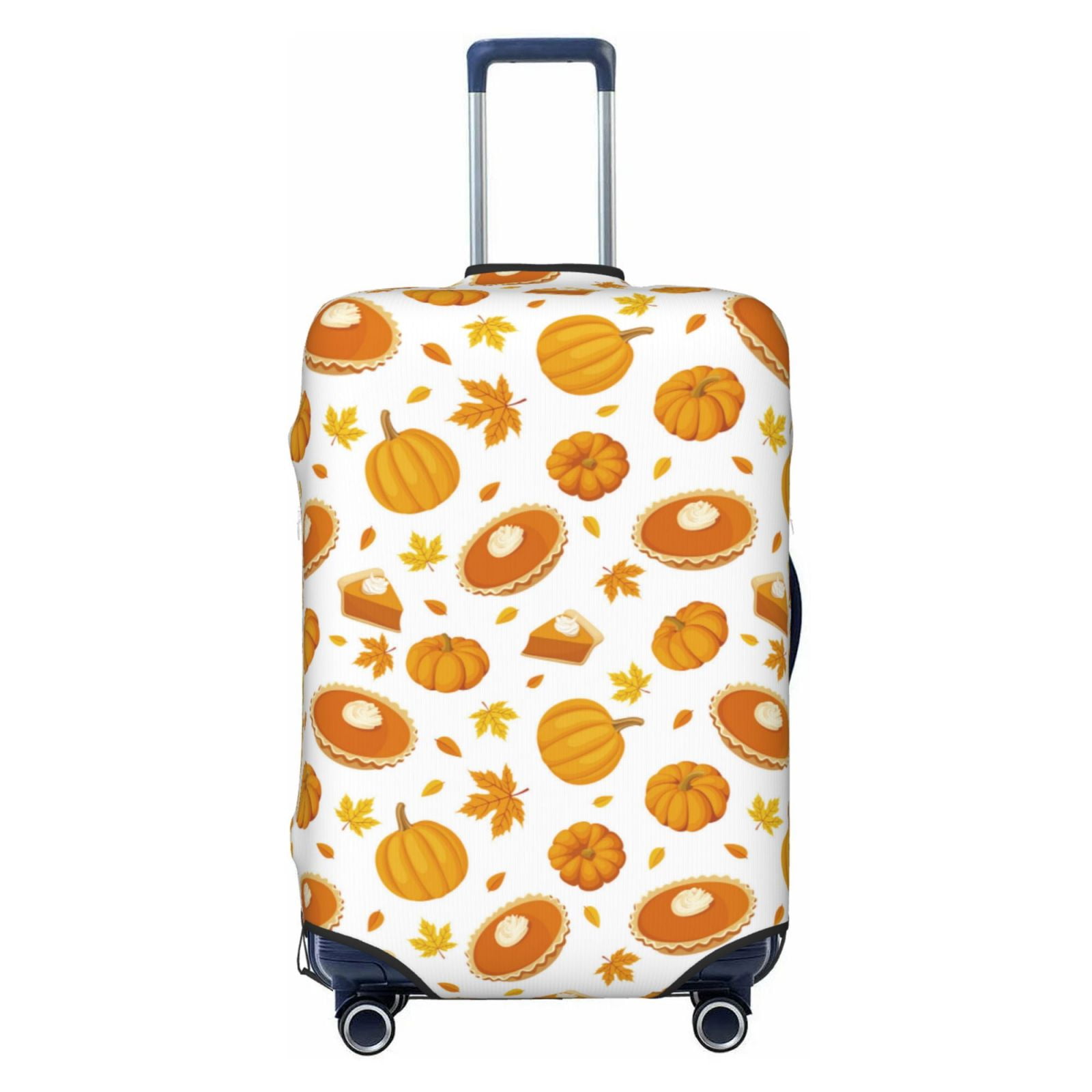 Balery Luggage Cover Pumpkin Maple Leaves Print Suitcase Covers for ...