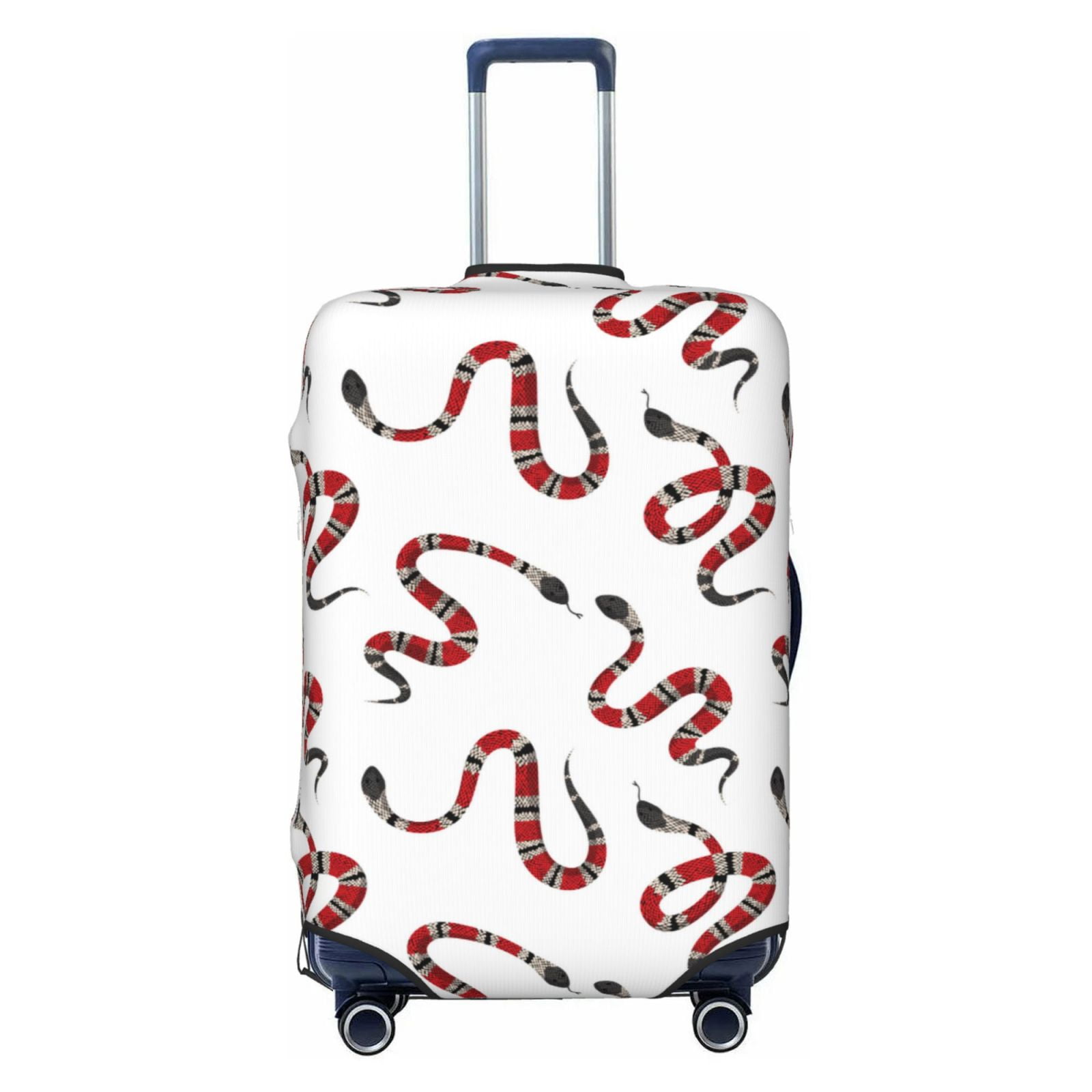 Balery Luggage Cover Red Snake Print Suitcase Covers for Luggage ...