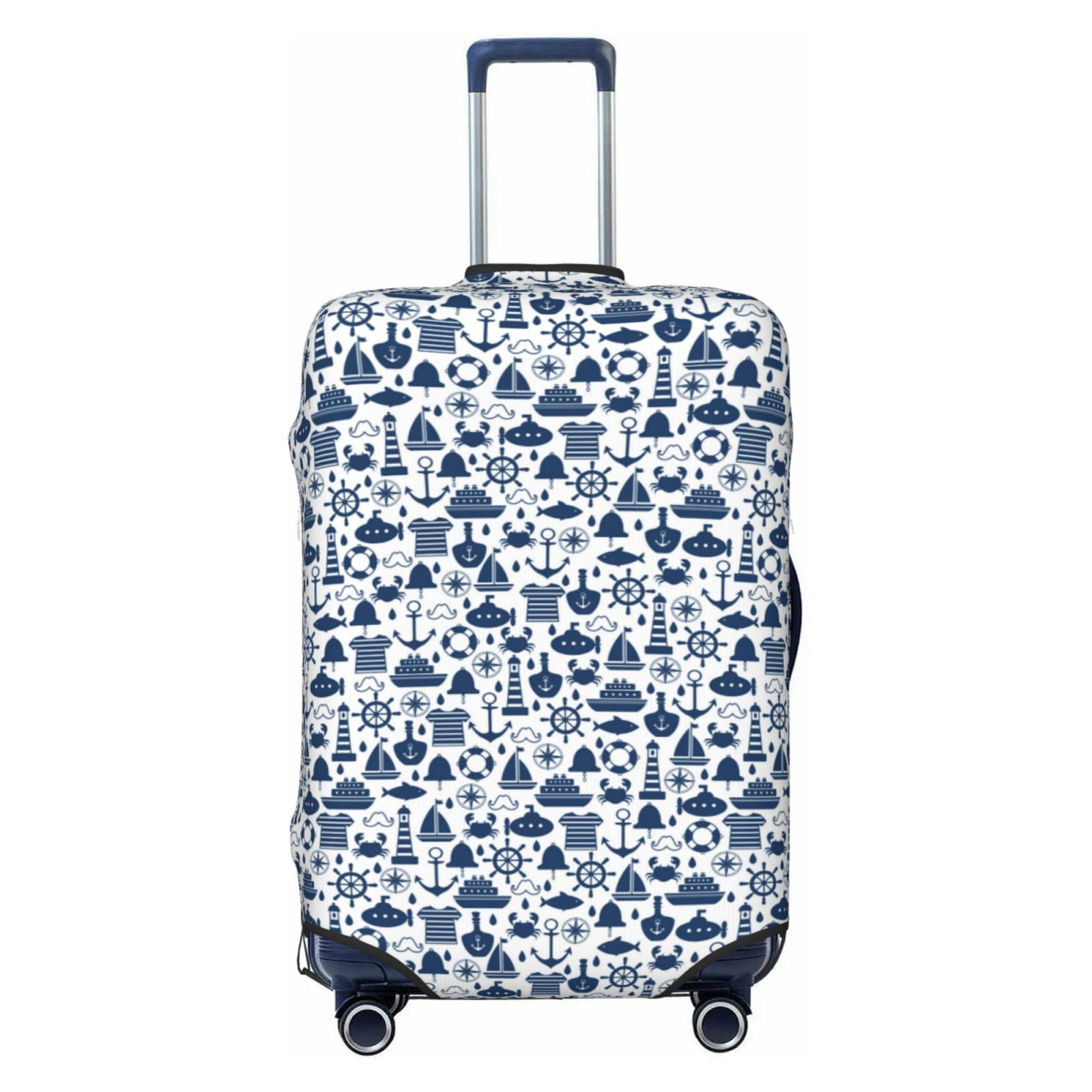 Balery Luggage Cover Seaside Primary Color Print Suitcase Covers for ...