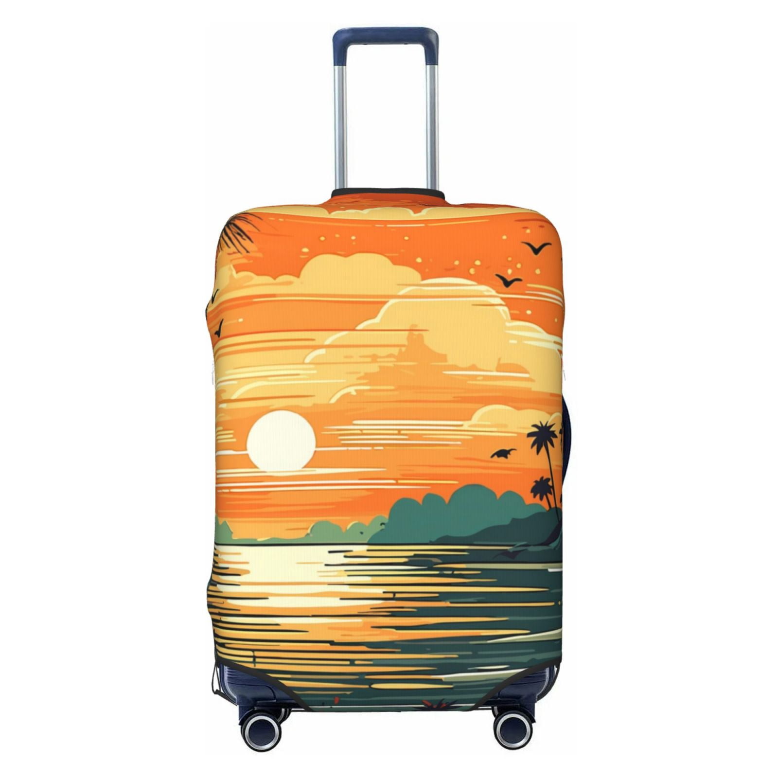 Balery Luggage Cover Tropical Sunset Paradise Print Suitcase Covers for ...