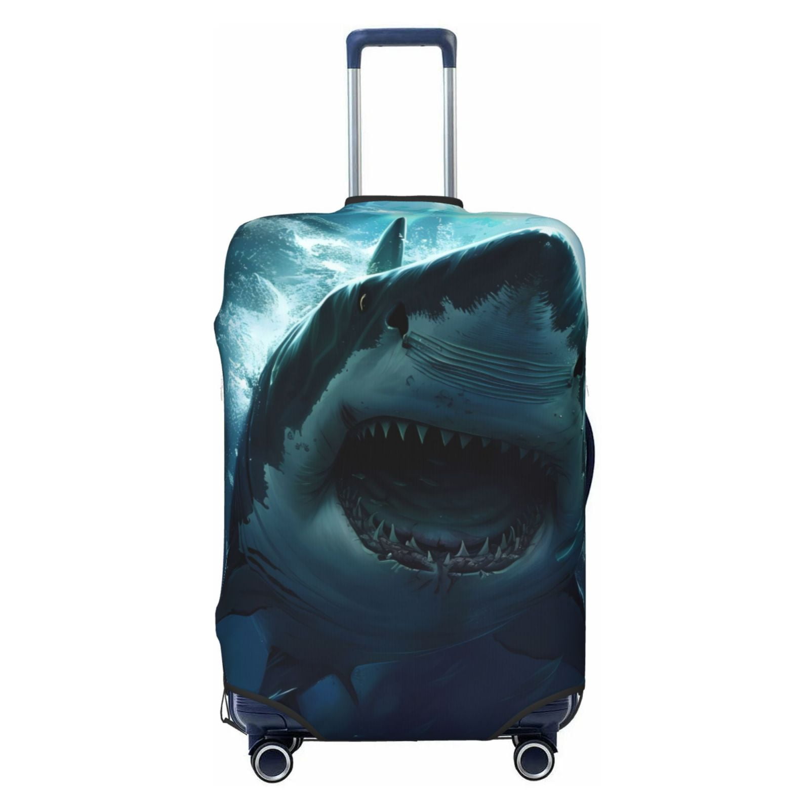 Balery Luggage Cover Undersea Shark Print Suitcase Covers for Luggage ...