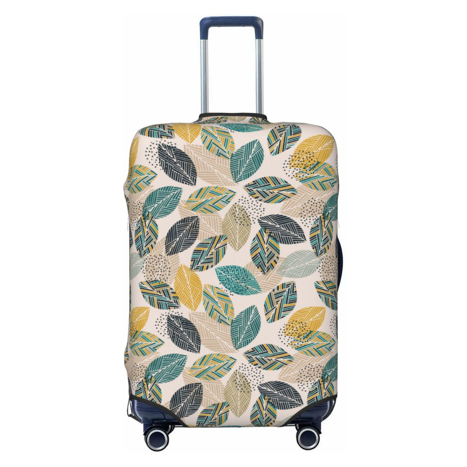Balery Luggage Cover Vintage Leaves Print Suitcase Covers for Luggage ...