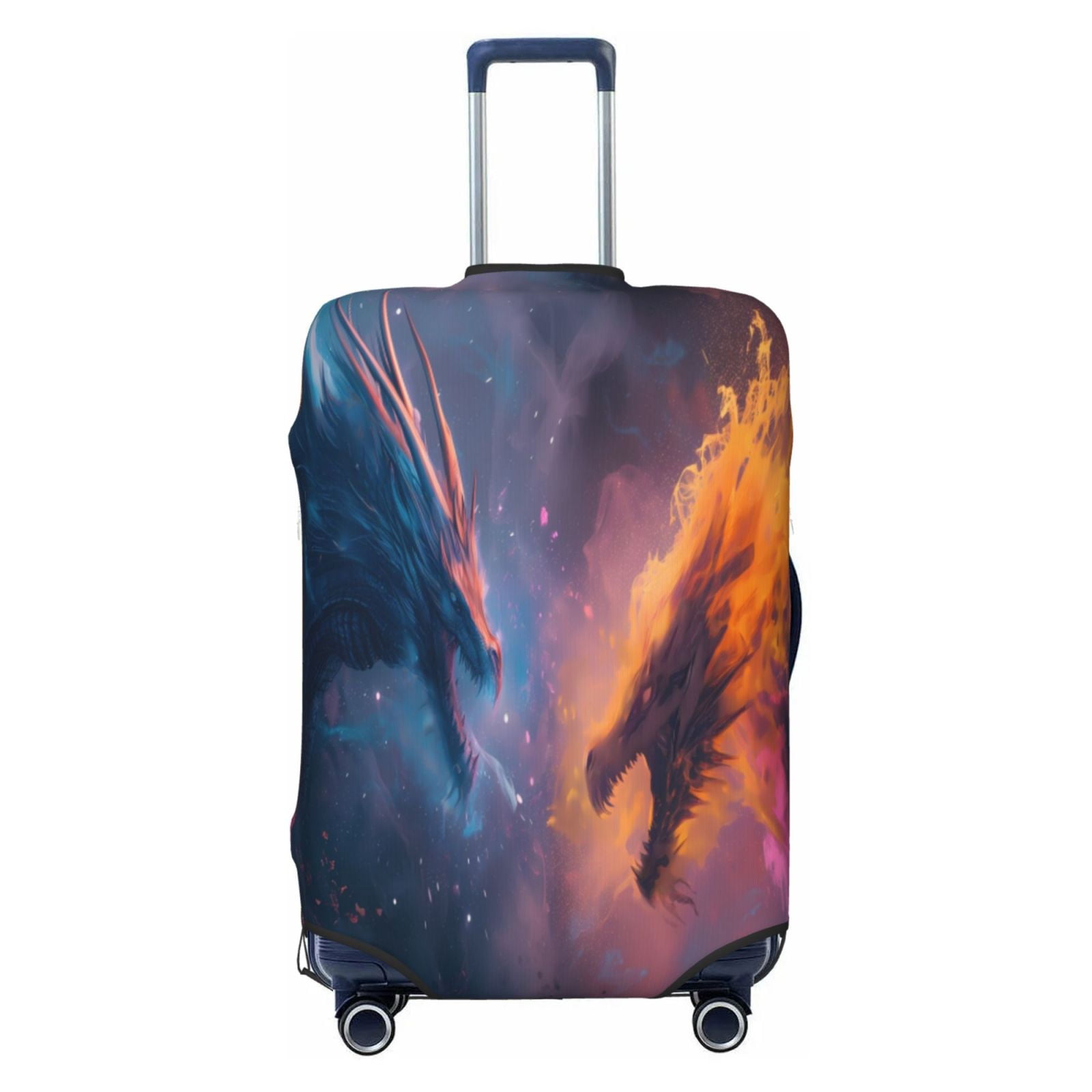 Balery Luggage Cover Watercolor Sky Dragon Print Suitcase Covers for ...