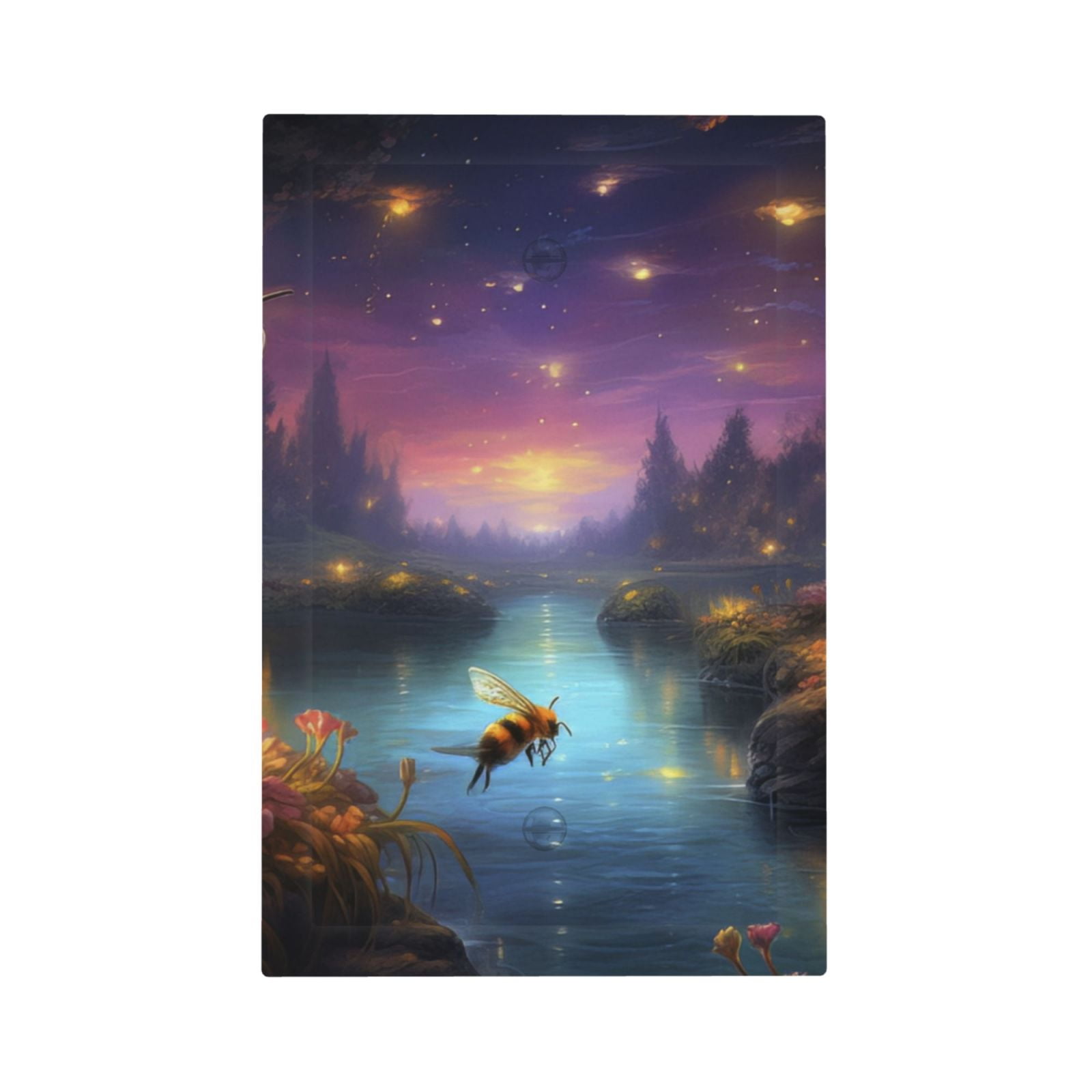 Balery Magical Bees Twilight River for Duplex Wall Plates Kit ...