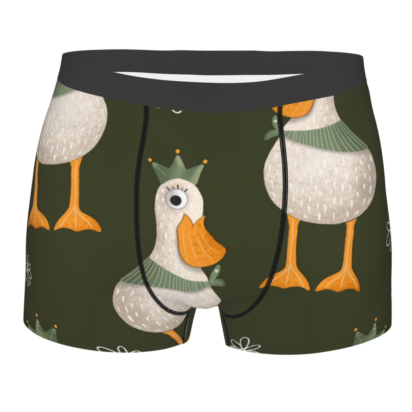 Balery Mallard Ducks Wild Birds Men's Boxer Briefs, Soft and Breathable ...