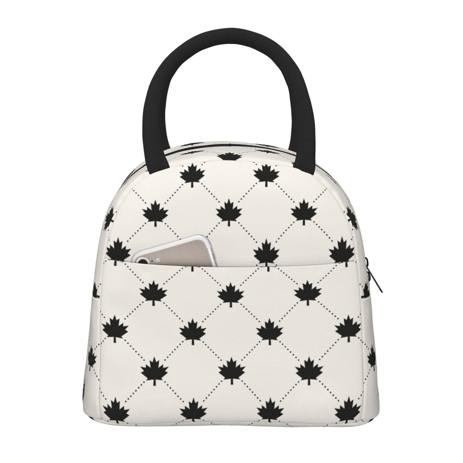 Balery Maple plaid Pattern Lunch Bag Women, Lunch Box, Lunch Bag, Small ...