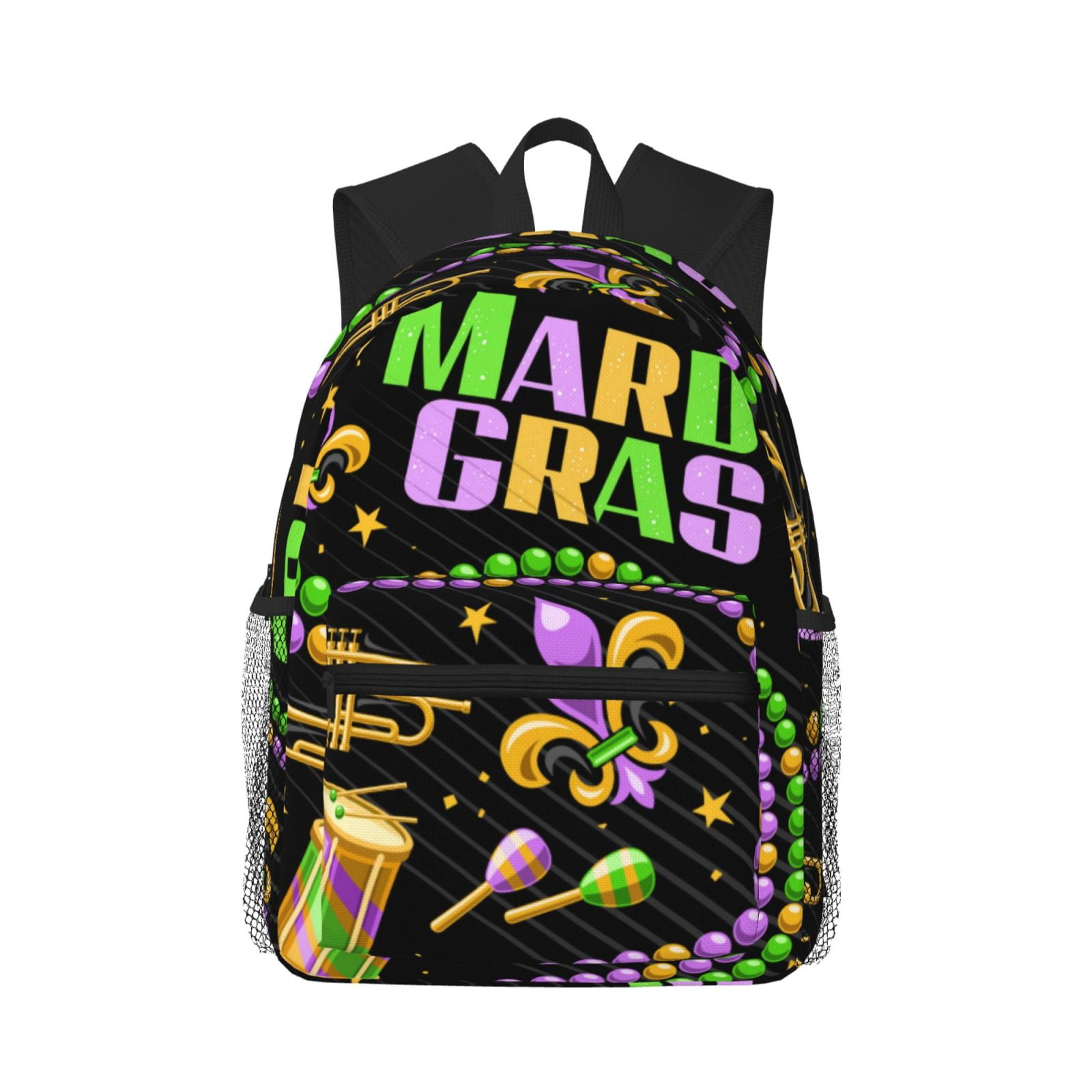 Balery Mardi Gras3 Backpack for Women Men,Lightweight Casual Travel ...