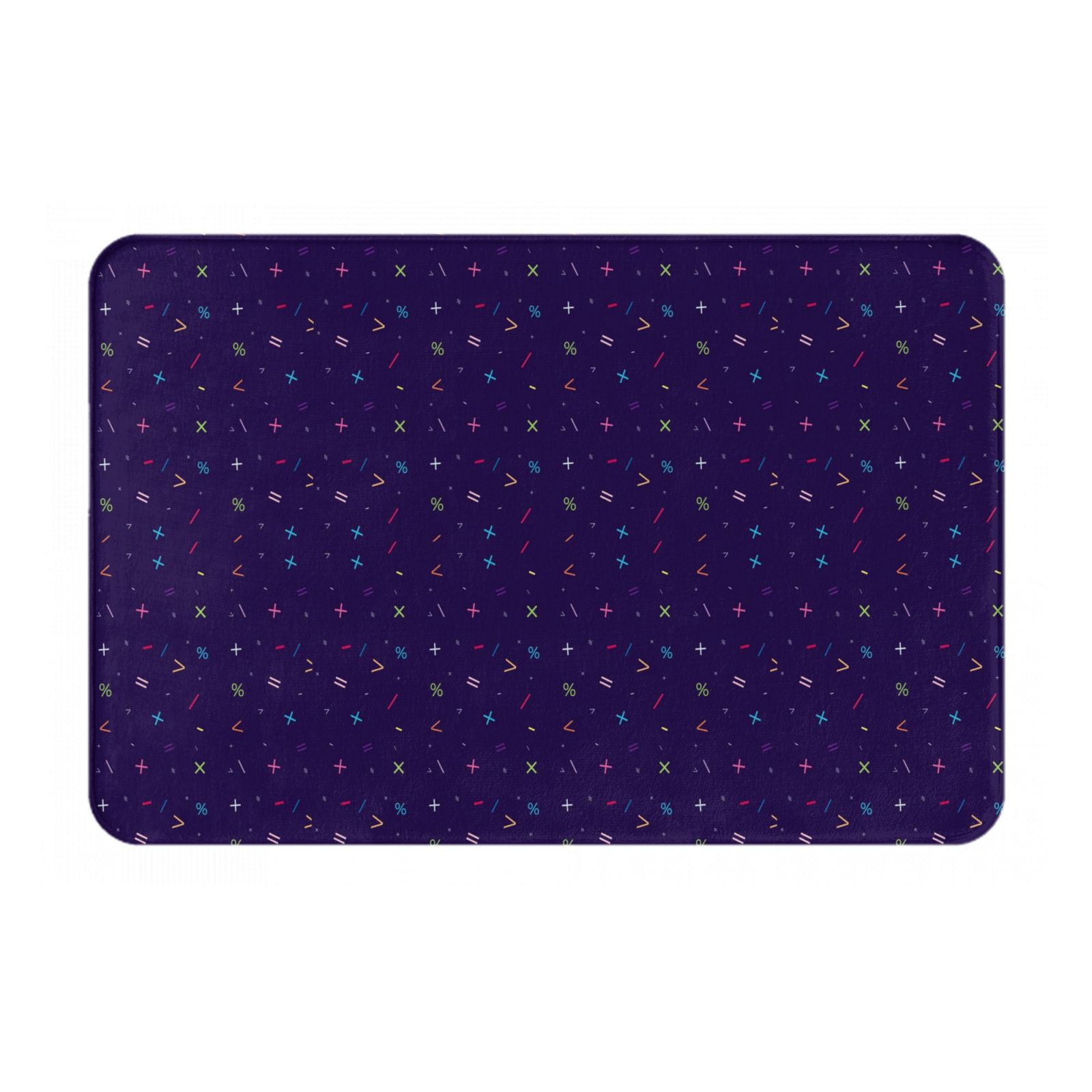 Balery Mathematical Symbols Doormat, Durable Flannel Fabric, Waterproof ...