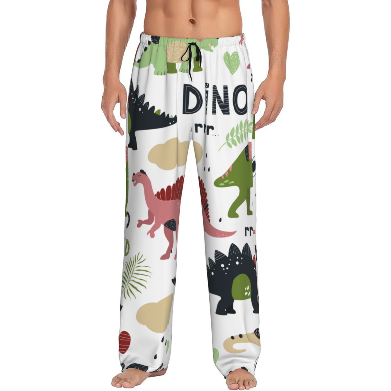Balery Men'S Cute Dinosaurs Pants,Sleepwear Pants,Pajama Pants,Pj ...