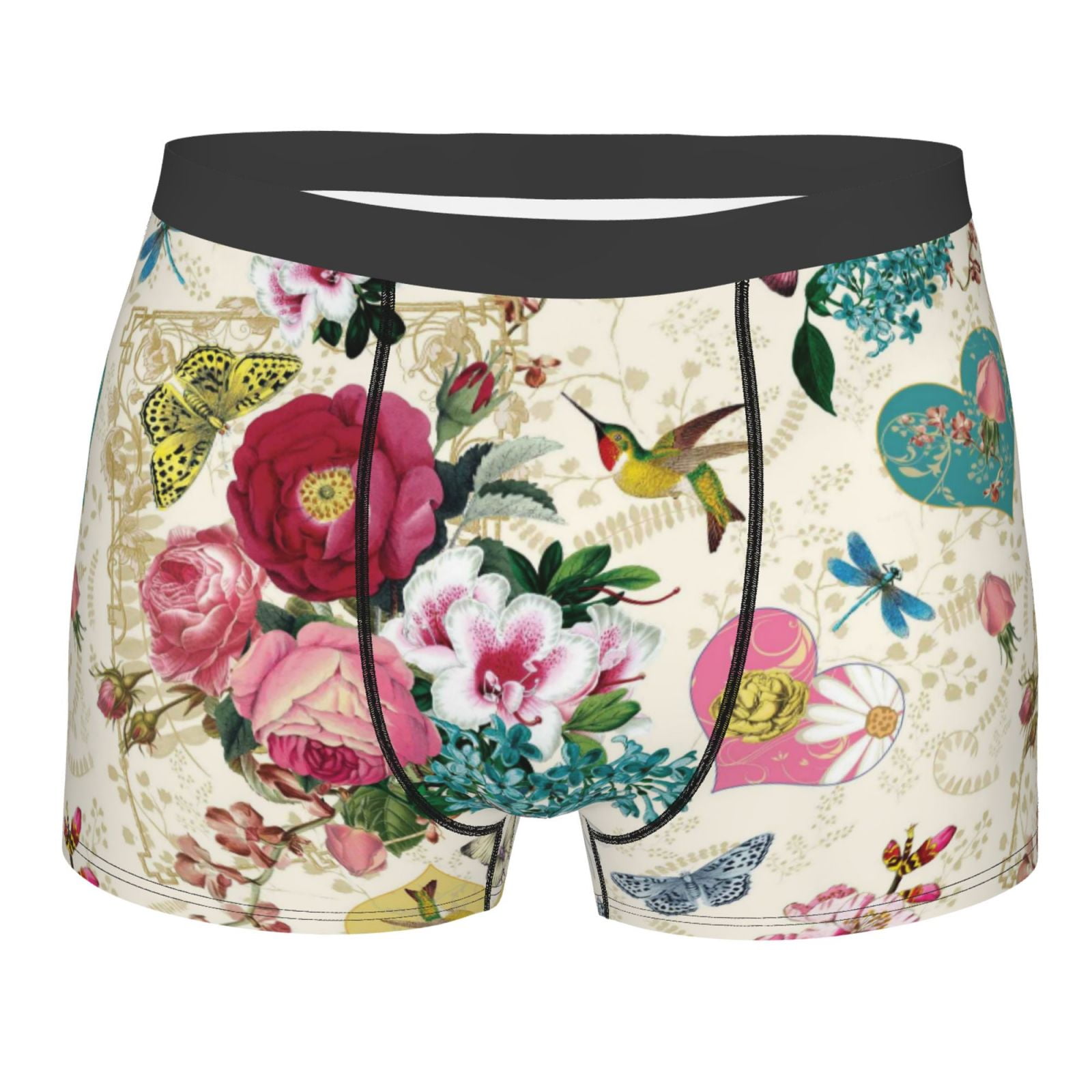 Balery Men'S Design Name Ultra Soft Performance Boxer Briefs-Size Name ...