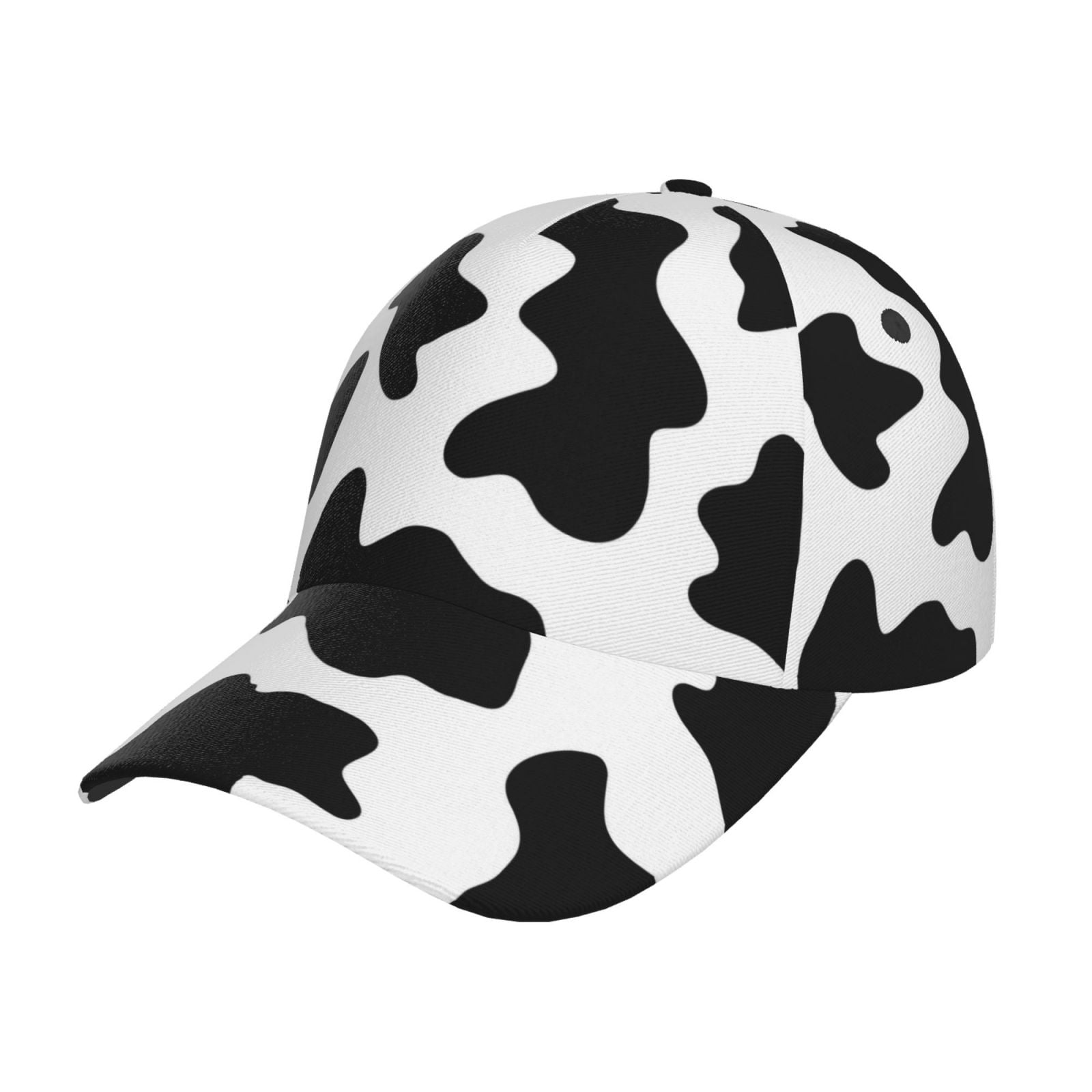 Balery Milk Cow Baseball Cap For Women Men,Adjustable Size For Running ...