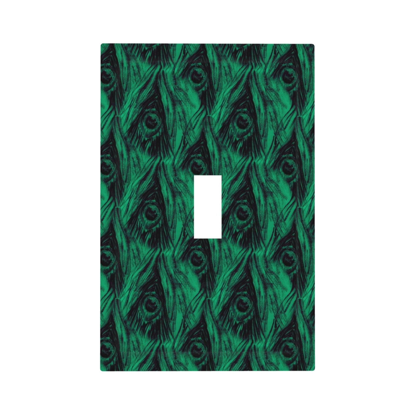 Balery Mint Bird Feathers for Duplex Wall Plates Kit, Electrical Outlet ...