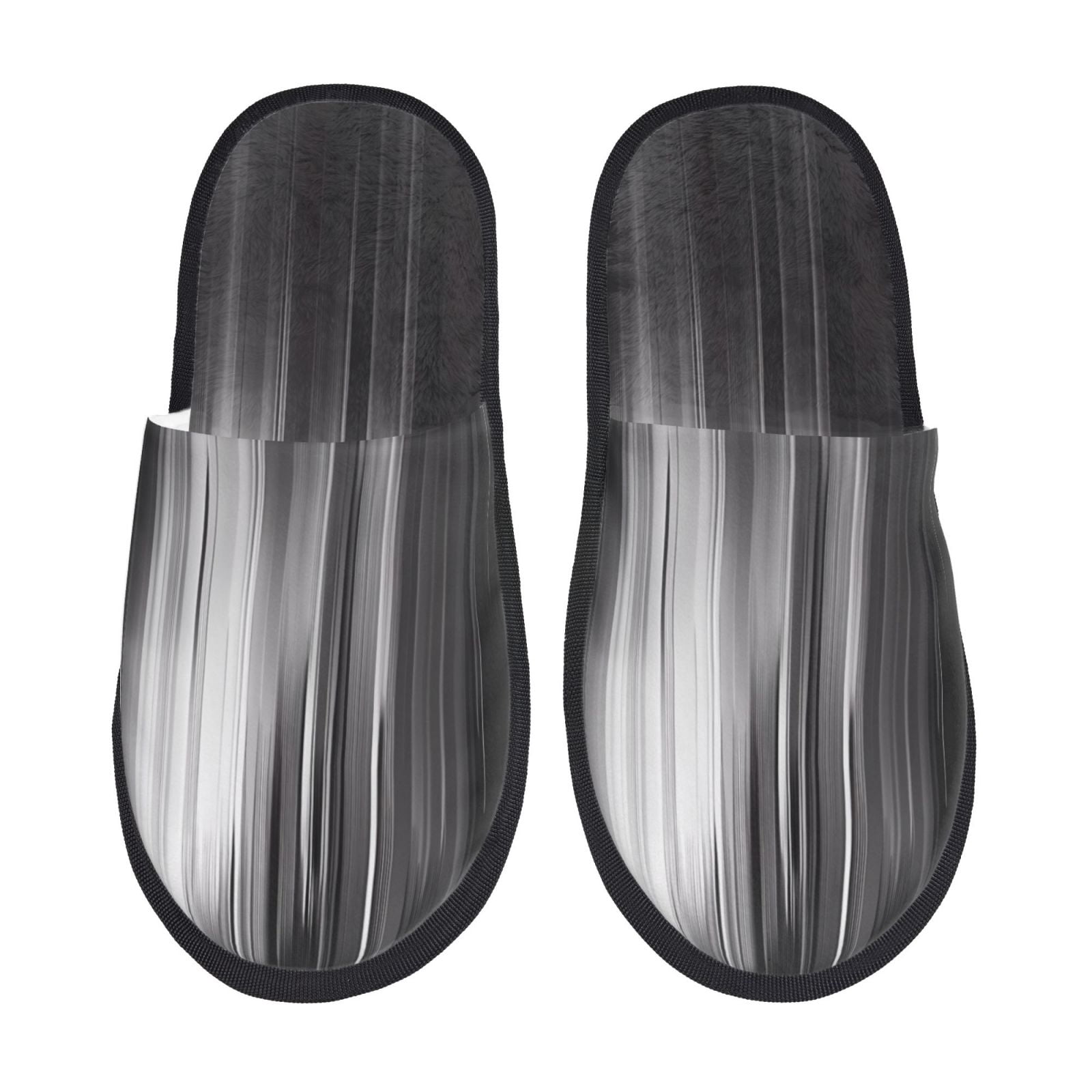 Balery Monochrome Abstract Lines Slient Indoor Furry Fleece Comfort ...