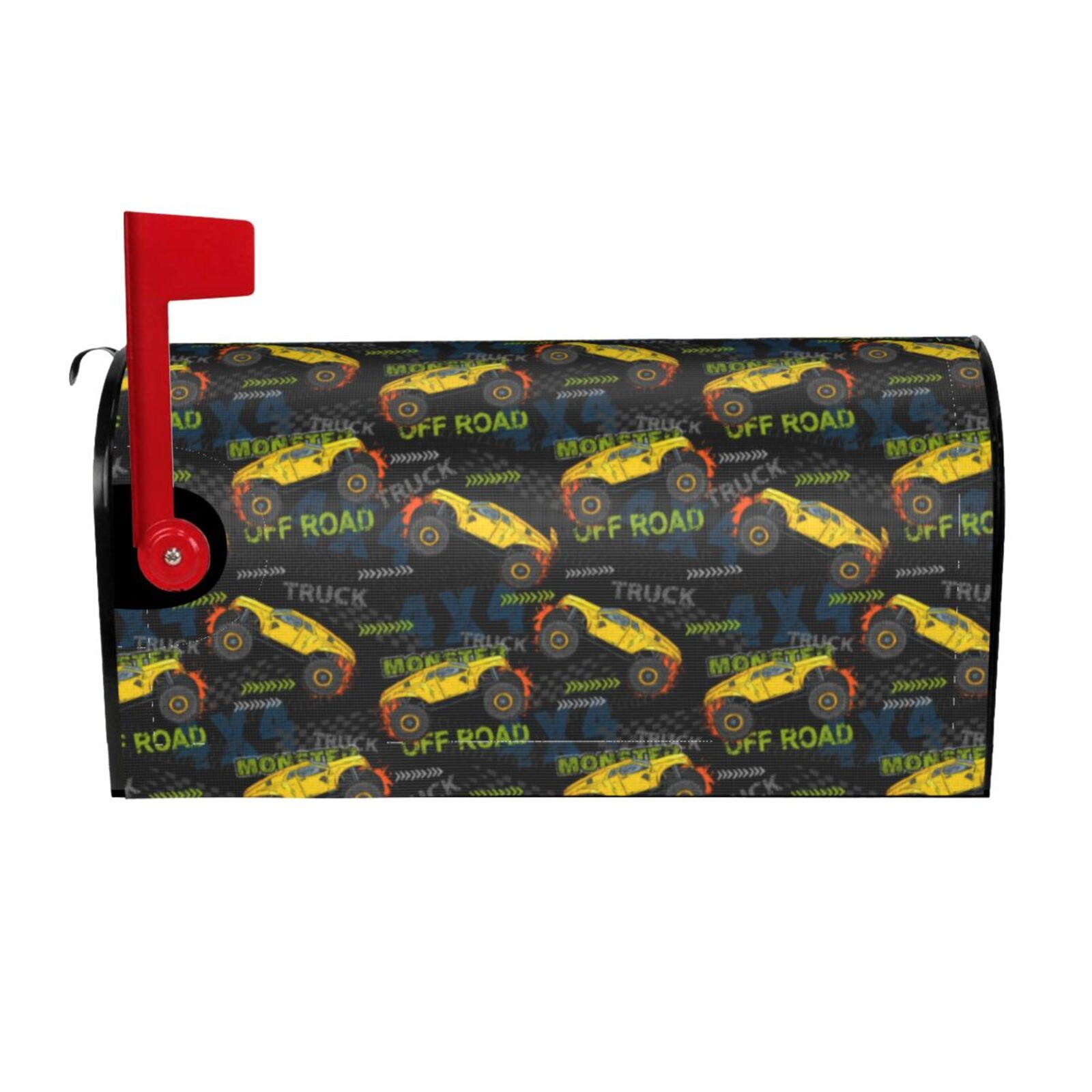 Balery Monster Truck1 Mailbox Cover - Standard Size-25.5x21 in ...