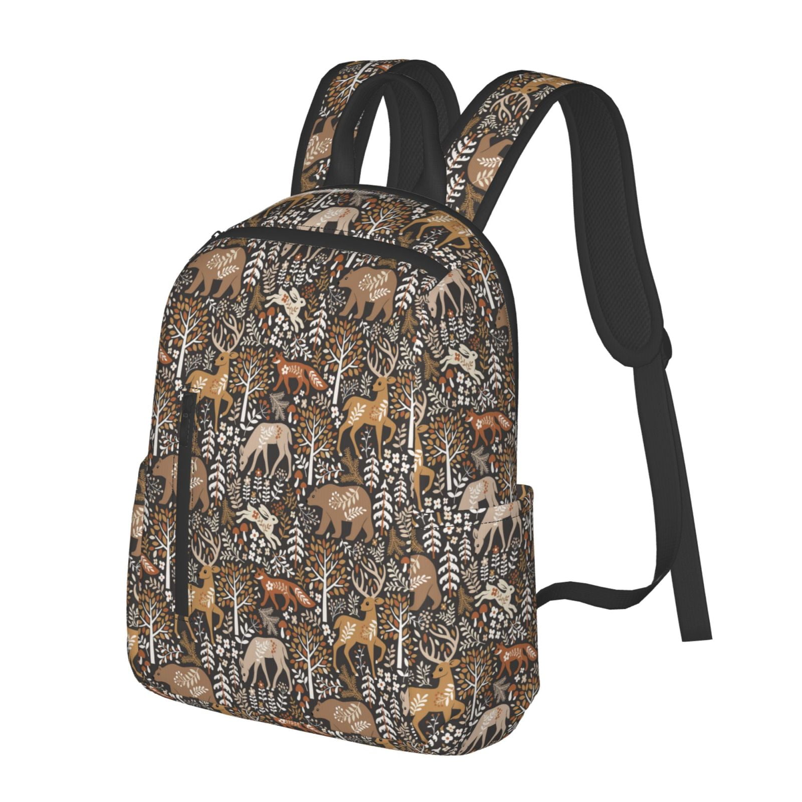 Balery Moose fox bear leaf tree Lightweight Backpack for Men and Women ...