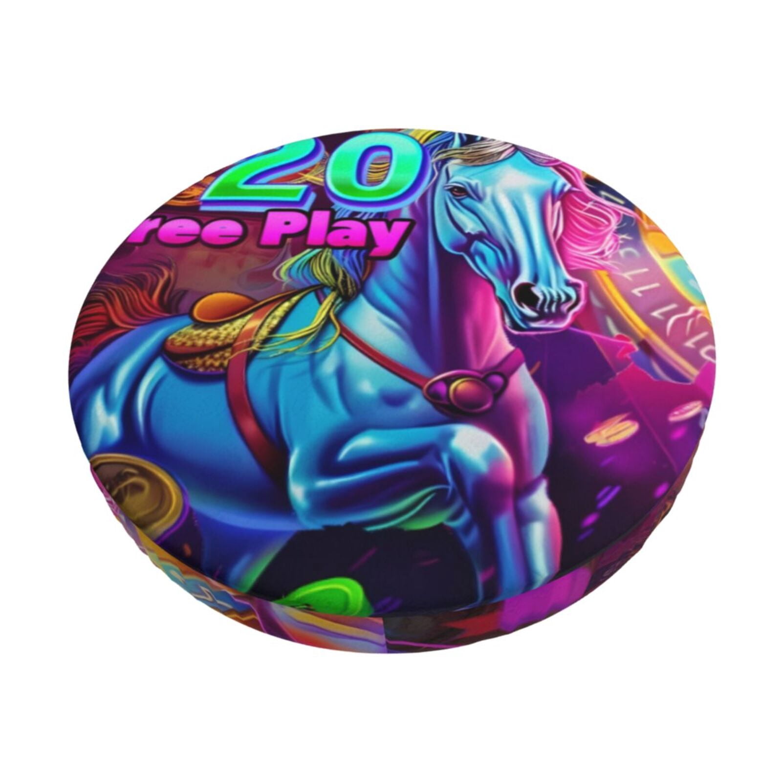 Balery Neon Free Play Round Bar Stool Seat Covers Velvet Fabric ...