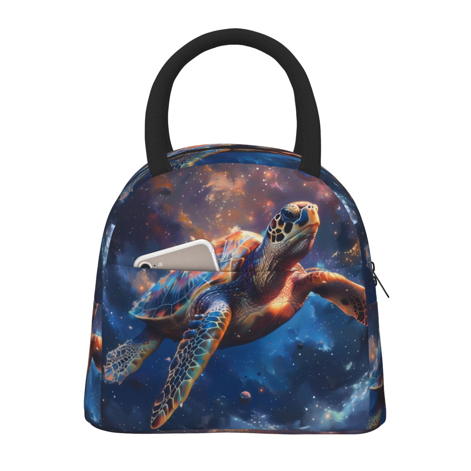Balery Night Sky Turtle Pattern Lunch Bag Women, Lunch Box, Lunch Bag ...