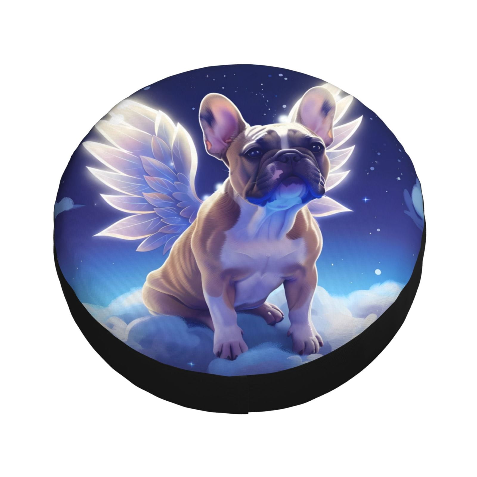 Balery Night Sky Winged French Bulldog Tire Covers - Tough Tire Wheel ...