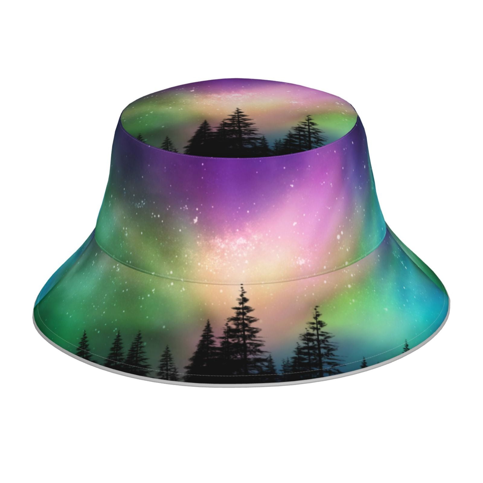 Balery Northern Lights Sun Hats for Men Women Bucket Hat UPF 50+ Buckey ...
