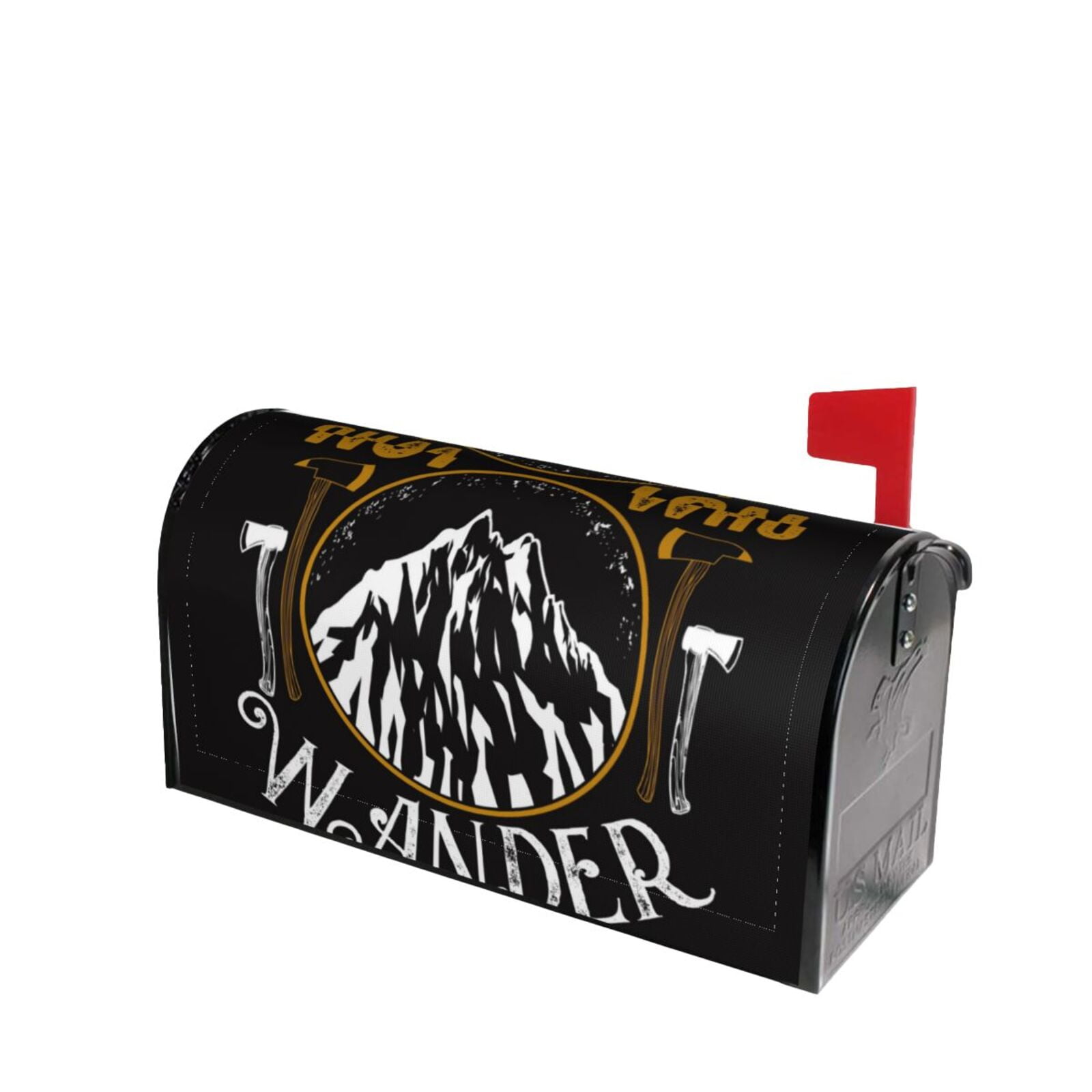 Balery Not All Those Who Wander Are Lost 1 Mailbox Cover - Standard Size-25.5x21 in - Walmart.com
