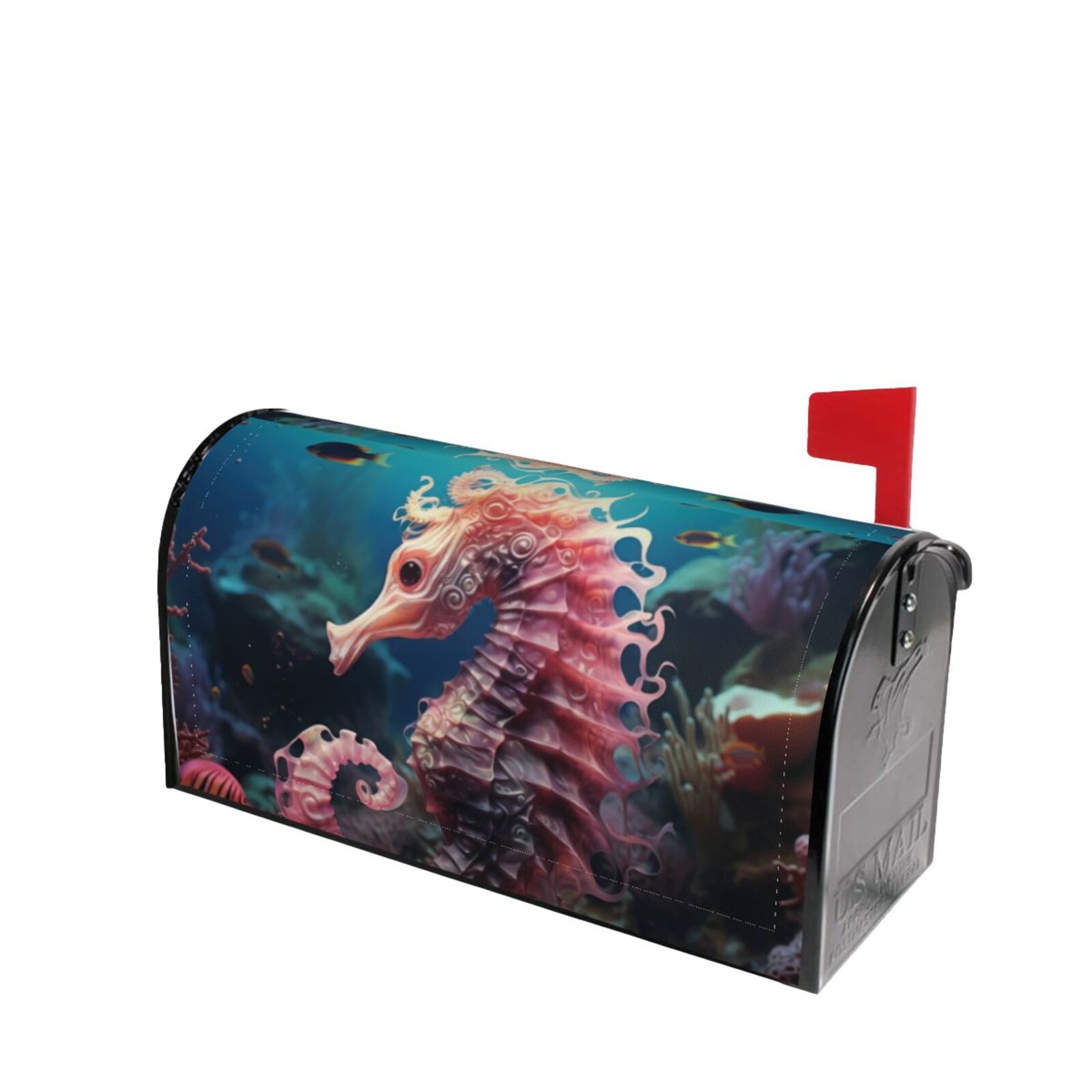 Balery Ocean Seahorse Mailbox Cover - Standard Size-21x18 in - Walmart.com