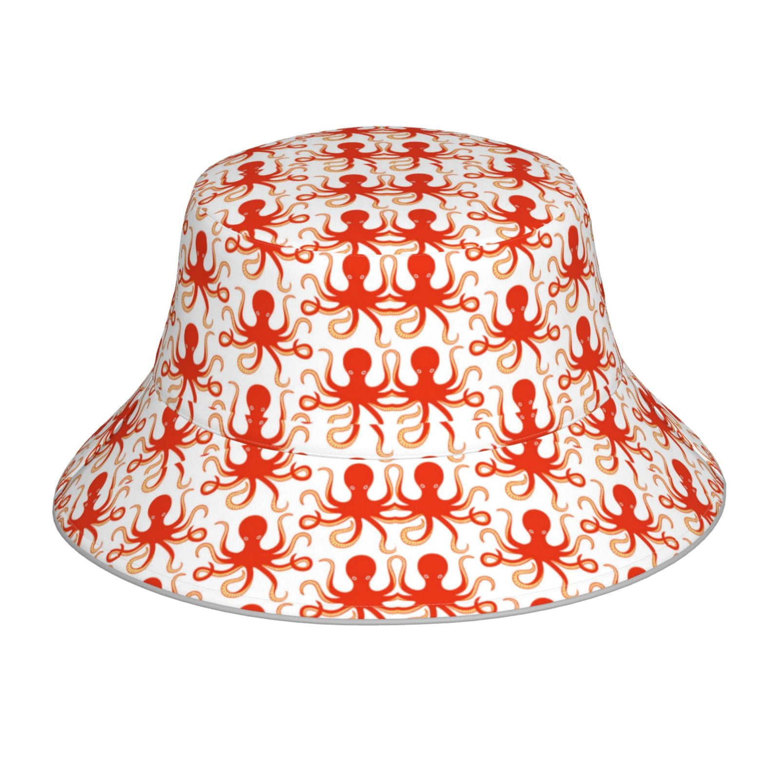 Balery Octopuses1 Sun Hats for Men Women Bucket Hat UPF 50+ Buckey Hat ...
