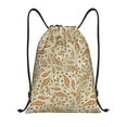 Balery Paisley Floral 1 Pattern Drawstring Backpack Bag Sport Gym ...