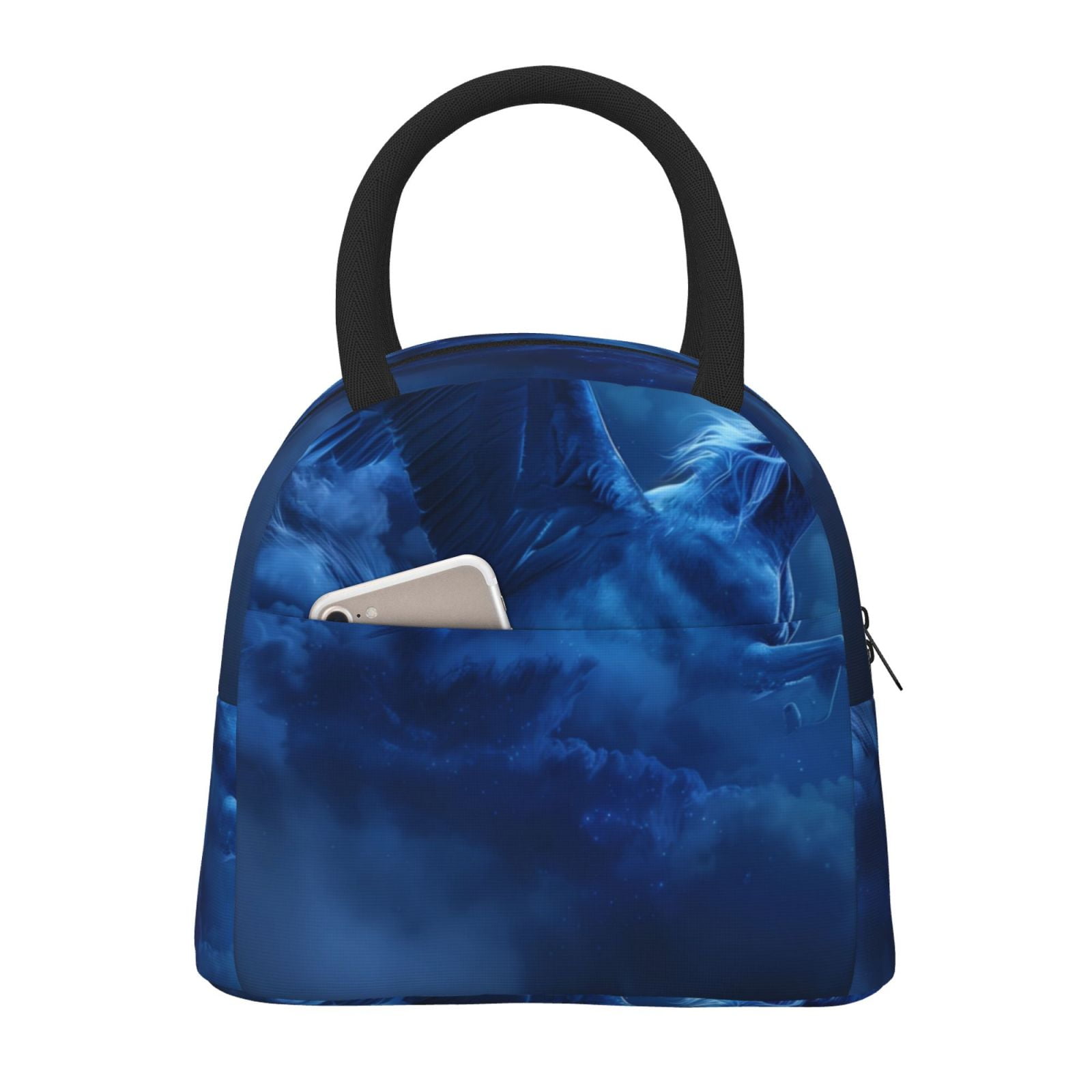 Balery Pegasus Night Sky Pattern Lunch Bag Women, Lunch Box, Lunch Bag ...