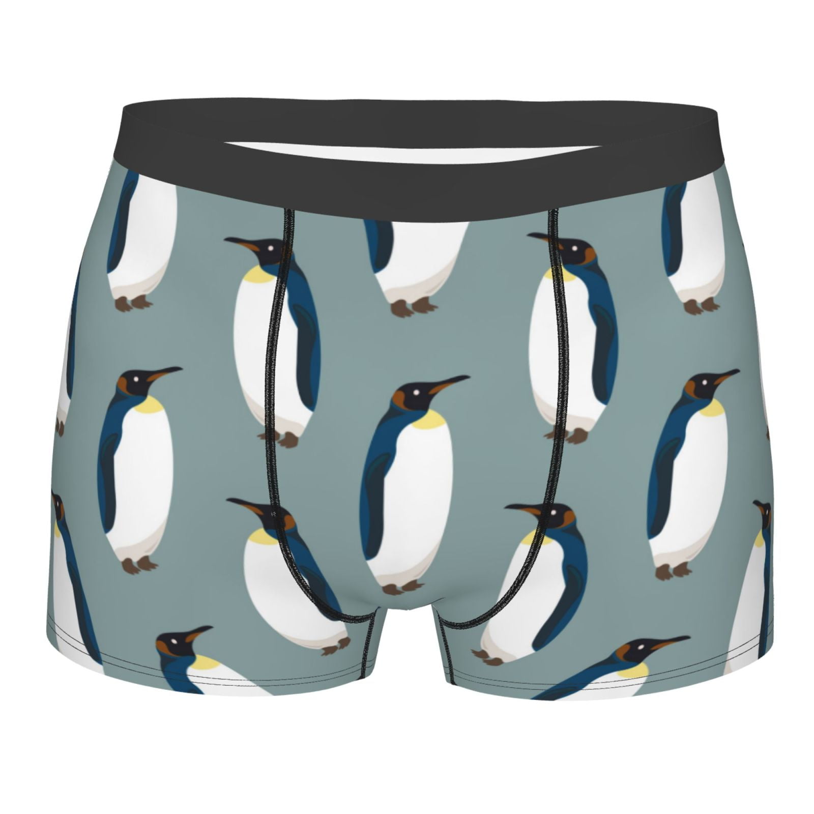 Balery Penguin Men's Boxer Briefs, Soft and Breathable Cotton Underwear ...