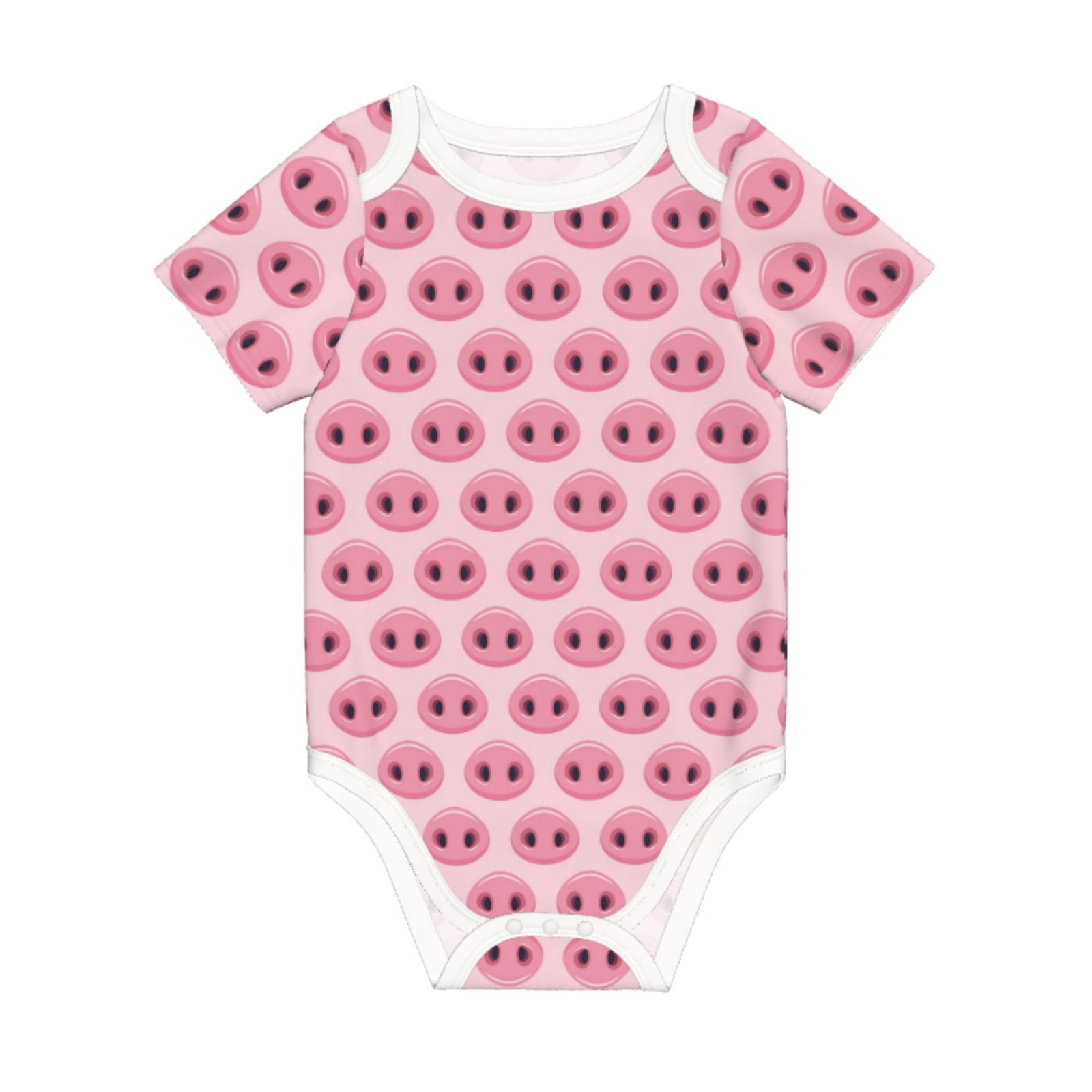 Balery Pig Nose Pattern Baby Climbing Clothes Infant Bodysuit Cute ...