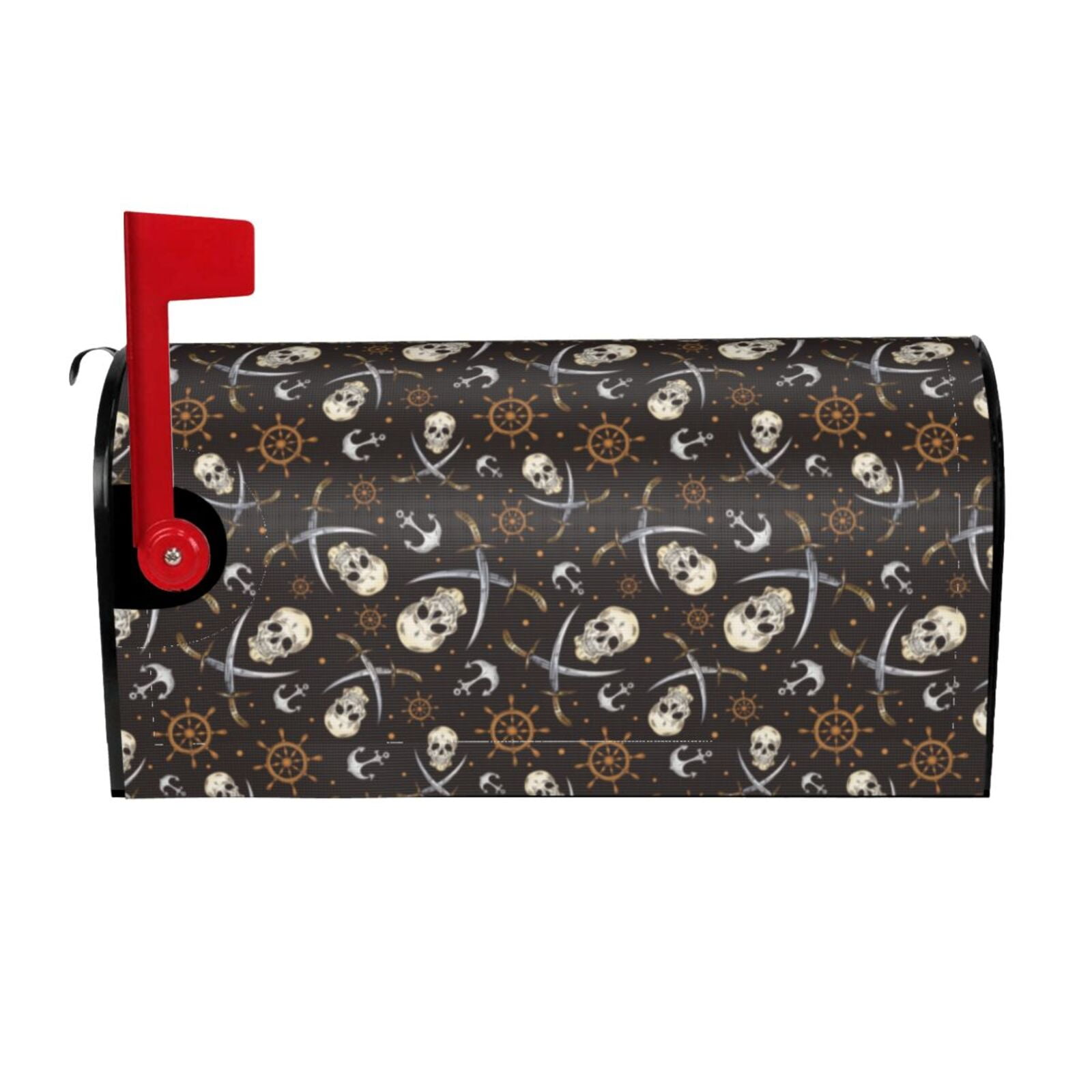 Balery Pirate Skulls Mailbox Cover - Standard Size-21x18 in - Walmart.com