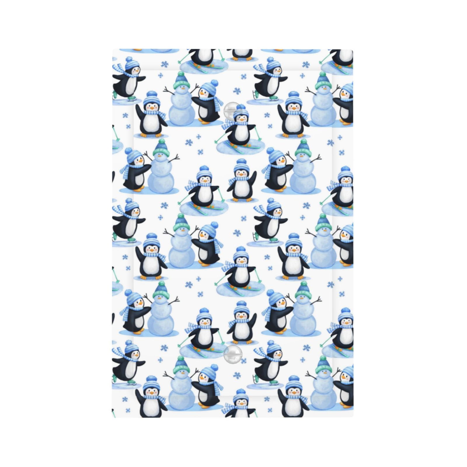 Balery Playful Penguins and Snowmen for Duplex Wall Plates Kit ...