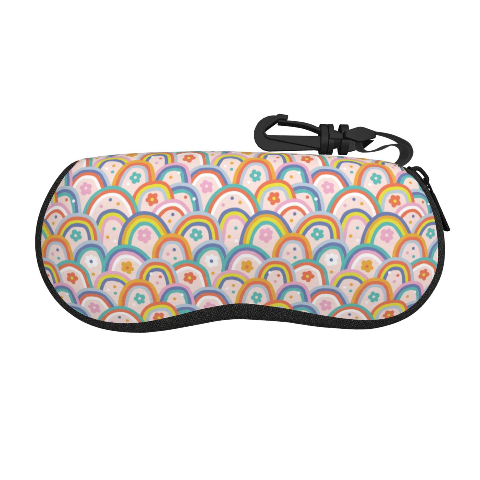 Balery Rainbow Flowers for Zipper Sunglasses Case, Eyeglasses Cases ...