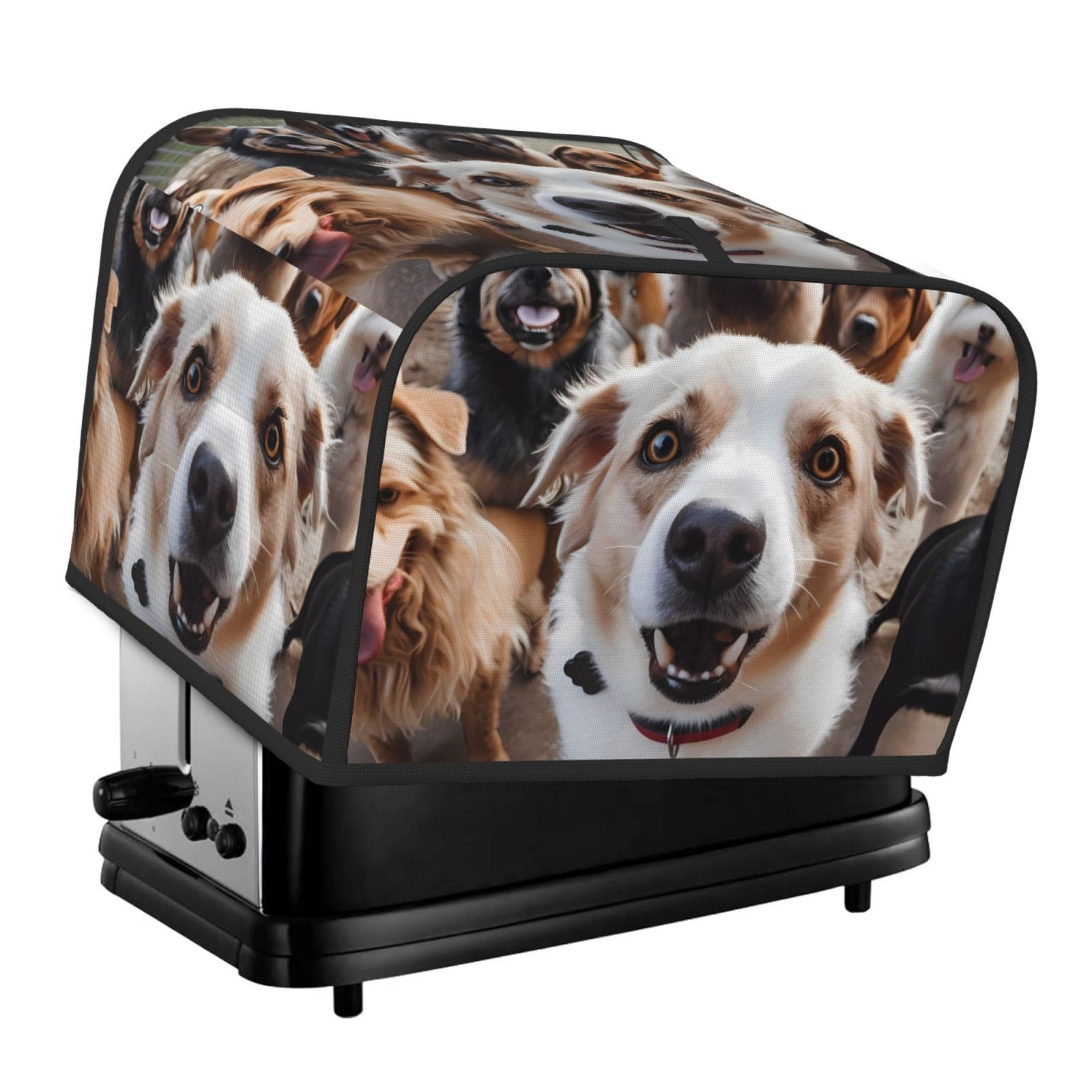 Balery Realistic Cute Puppy Pattern Oven Cover Kitchen Bread Machine ...