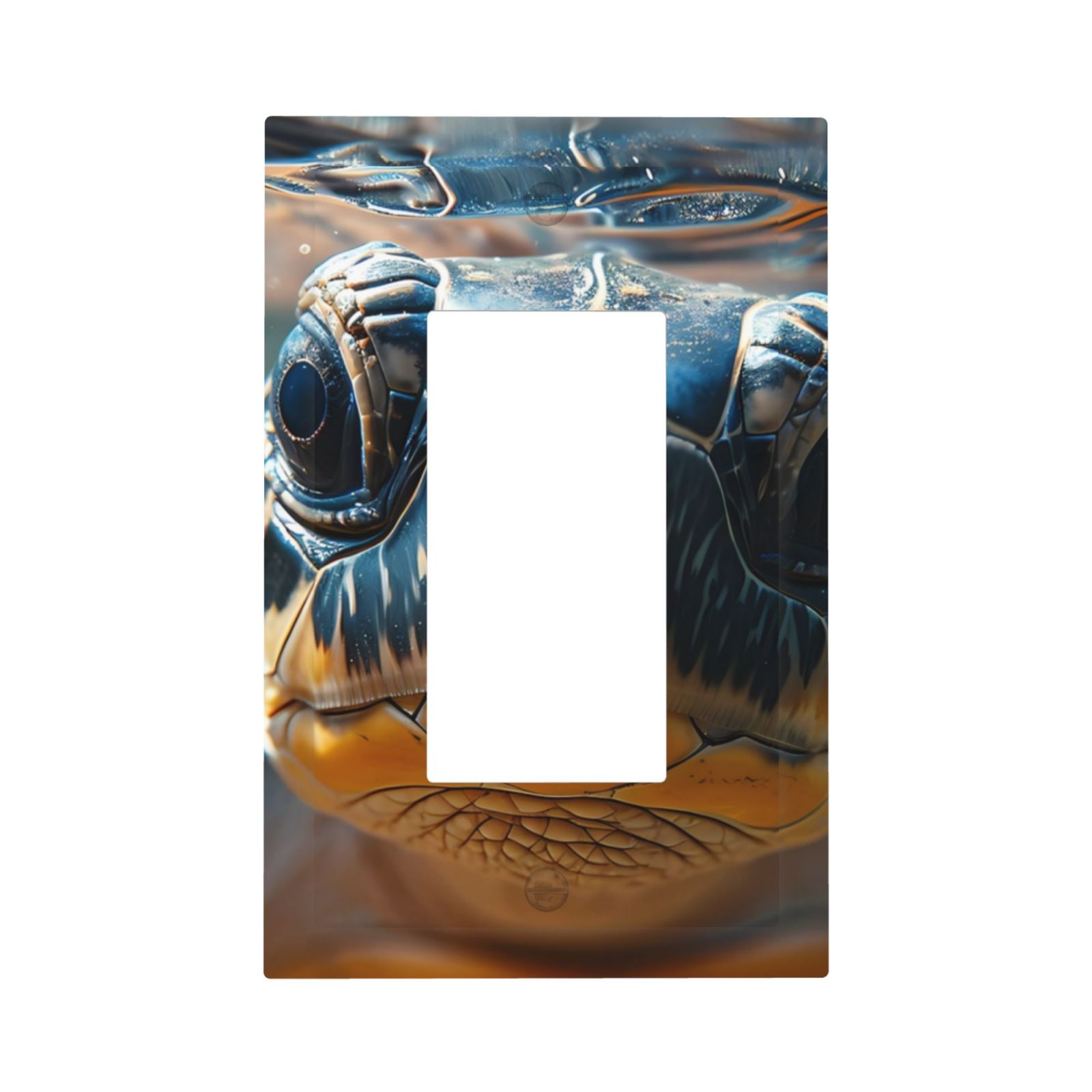 Balery Realistic Cute Sea Turtle for Duplex Wall Plates Kit, Electrical ...