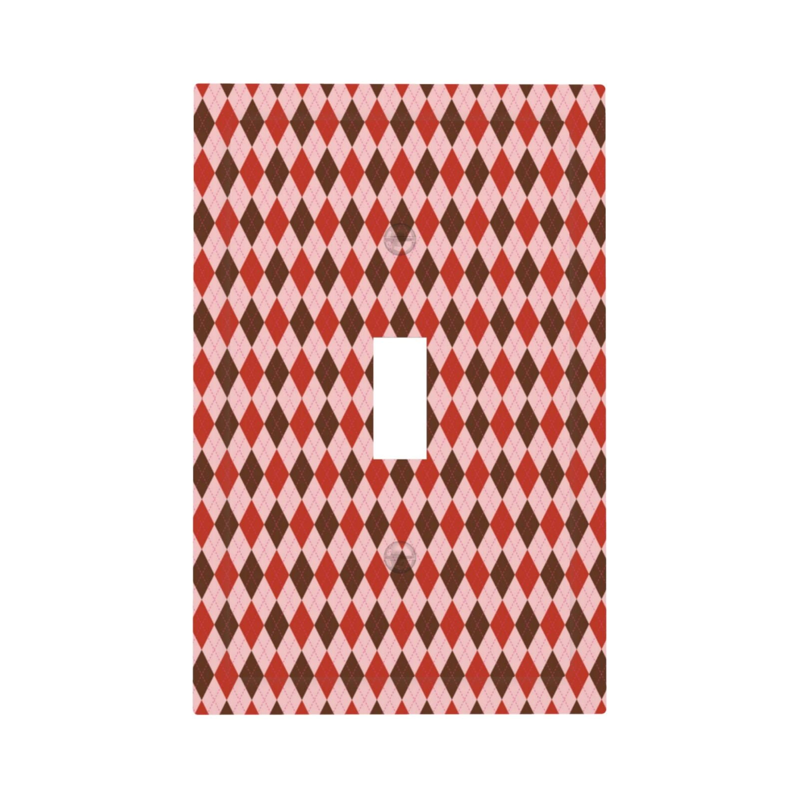 Balery Red and Brown Squares for Duplex Wall Plates Kit, Electrical ...