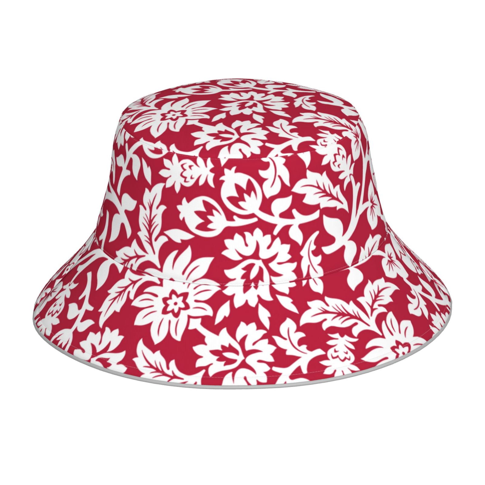 Balery Red Flowers Sun Hats for Men Women Bucket Hat UPF 50+ Buckey Hat ...