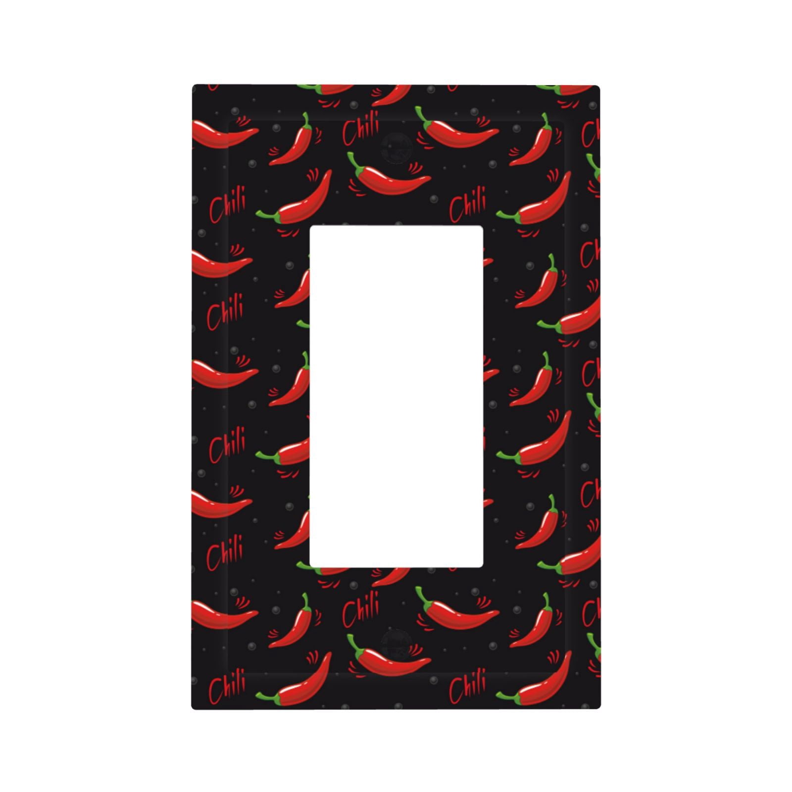 Balery Red Hot Chili for Duplex Wall Plates Kit, Electrical Outlet ...