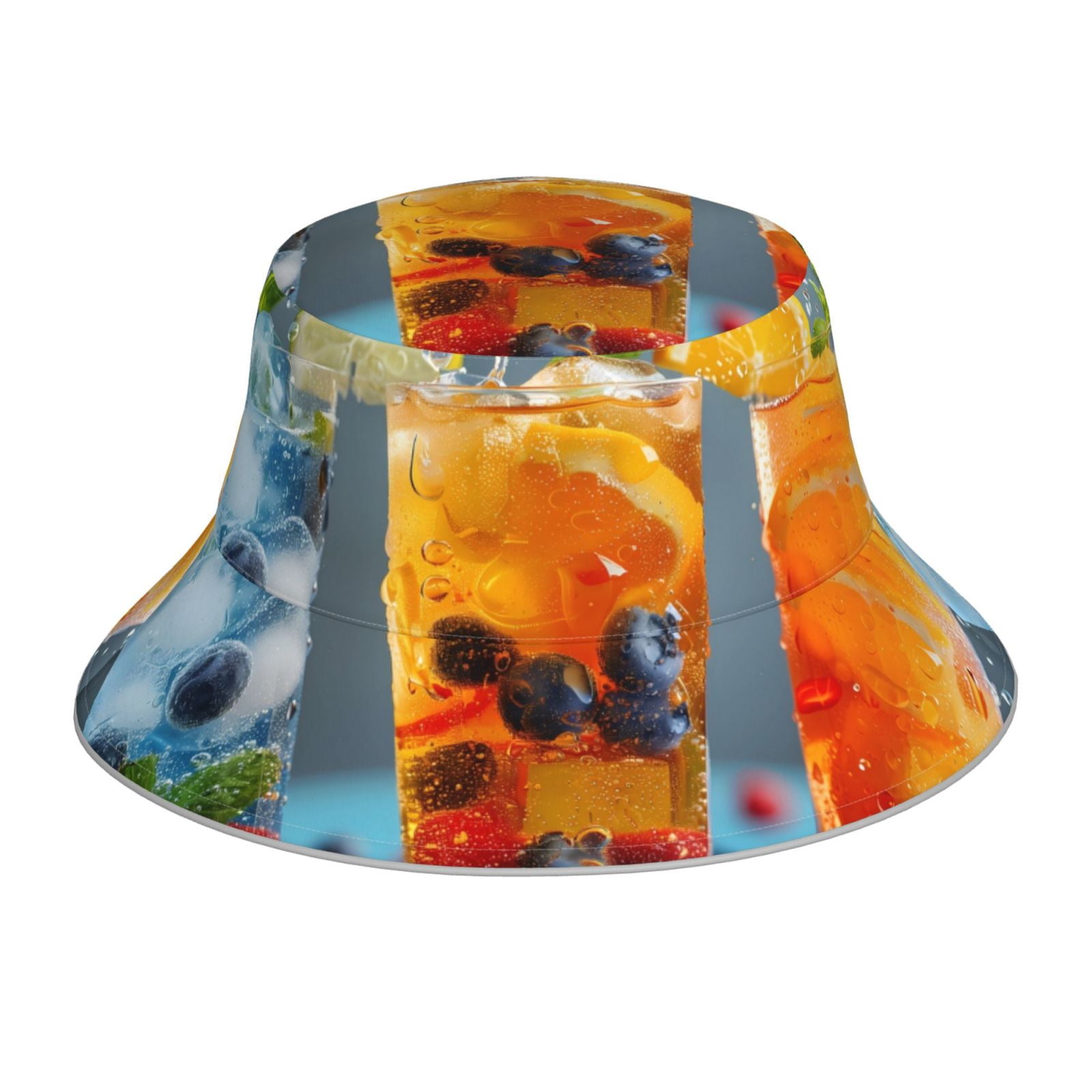Balery Refreshing Fruit Infused Drinks Sun Hats for Men Women Bucket ...