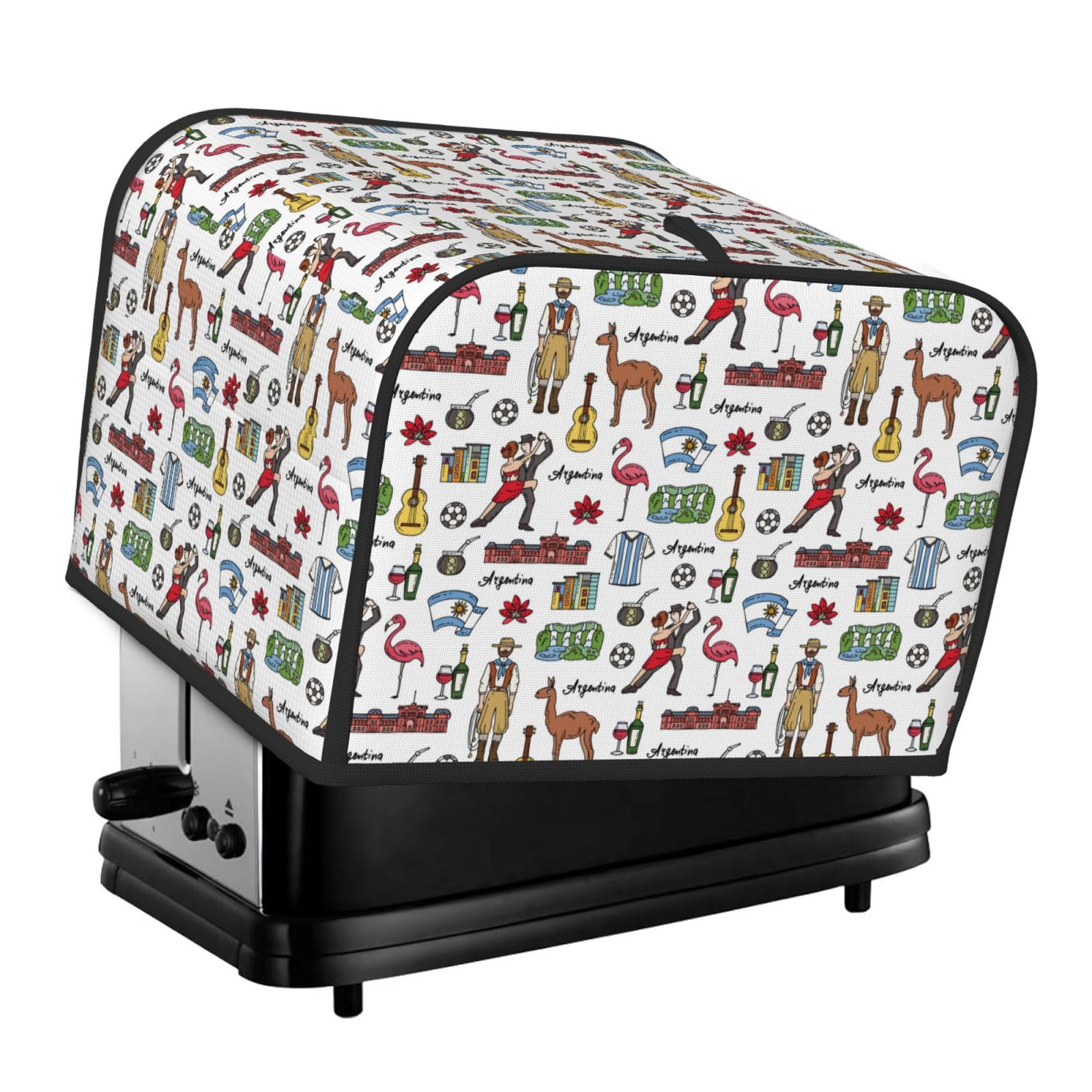 Balery Retro Style Pattern Oven Cover Kitchen Bread Machine Protector ...