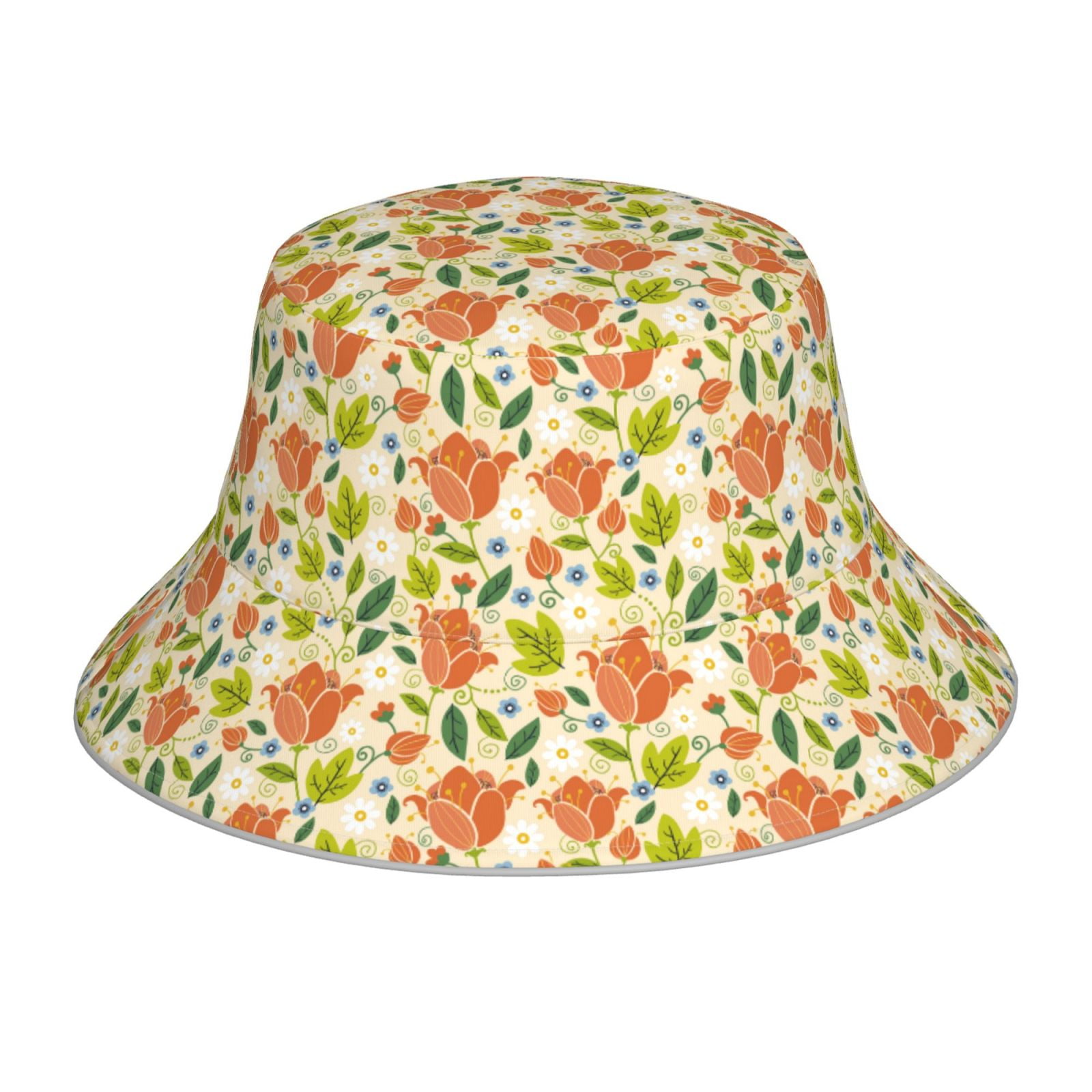 Balery Rose Daisy Sun Hats for Men Women Bucket Hat UPF 50+ Buckey Hat ...