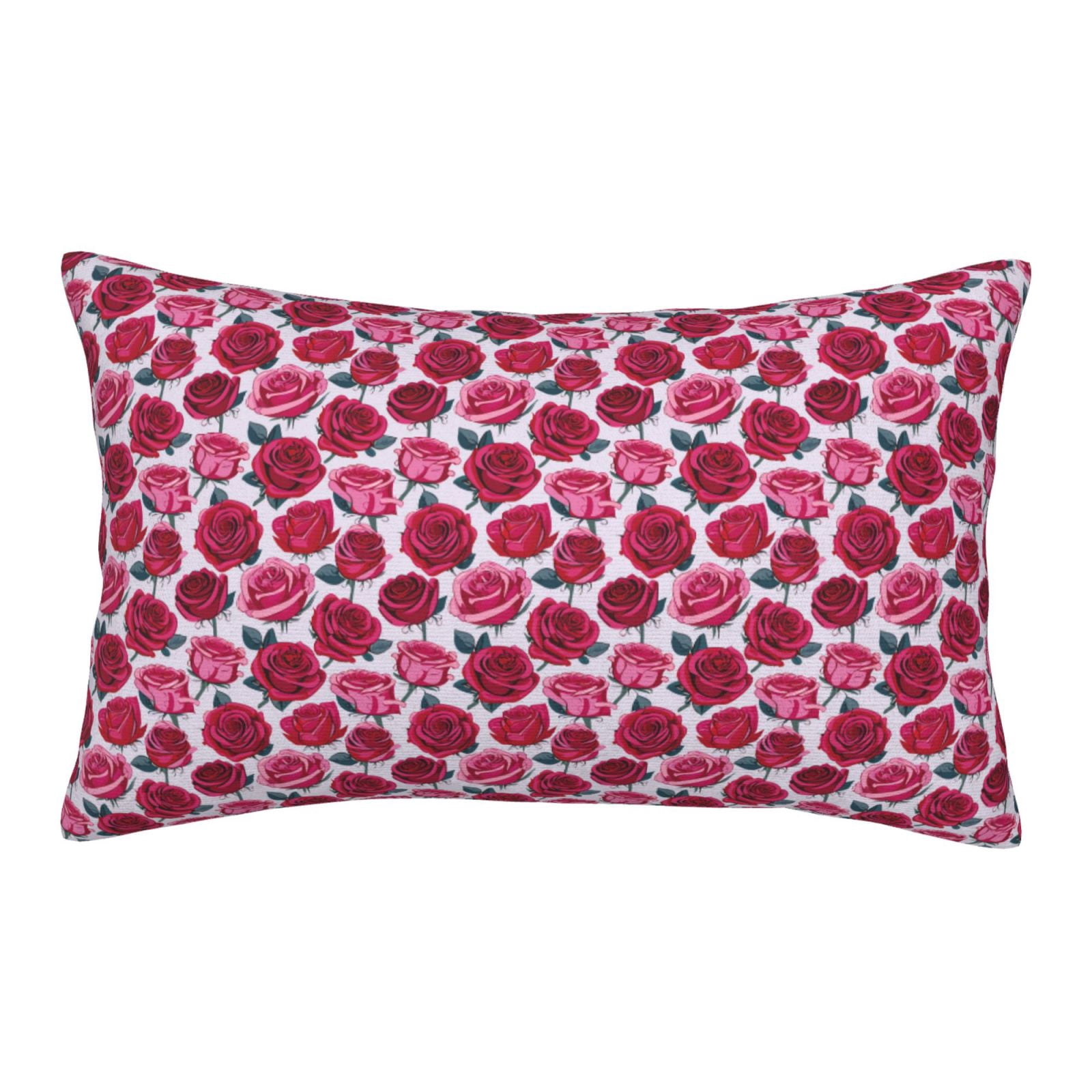 Balery Rose Flowers Bedding Queen Pillow Cases - Envelope Closure ...