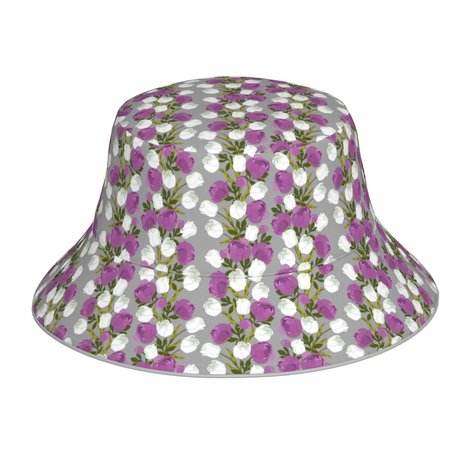 Balery Rose Flowers Sun Hats for Men Women Bucket Hat UPF 50+ Buckey ...