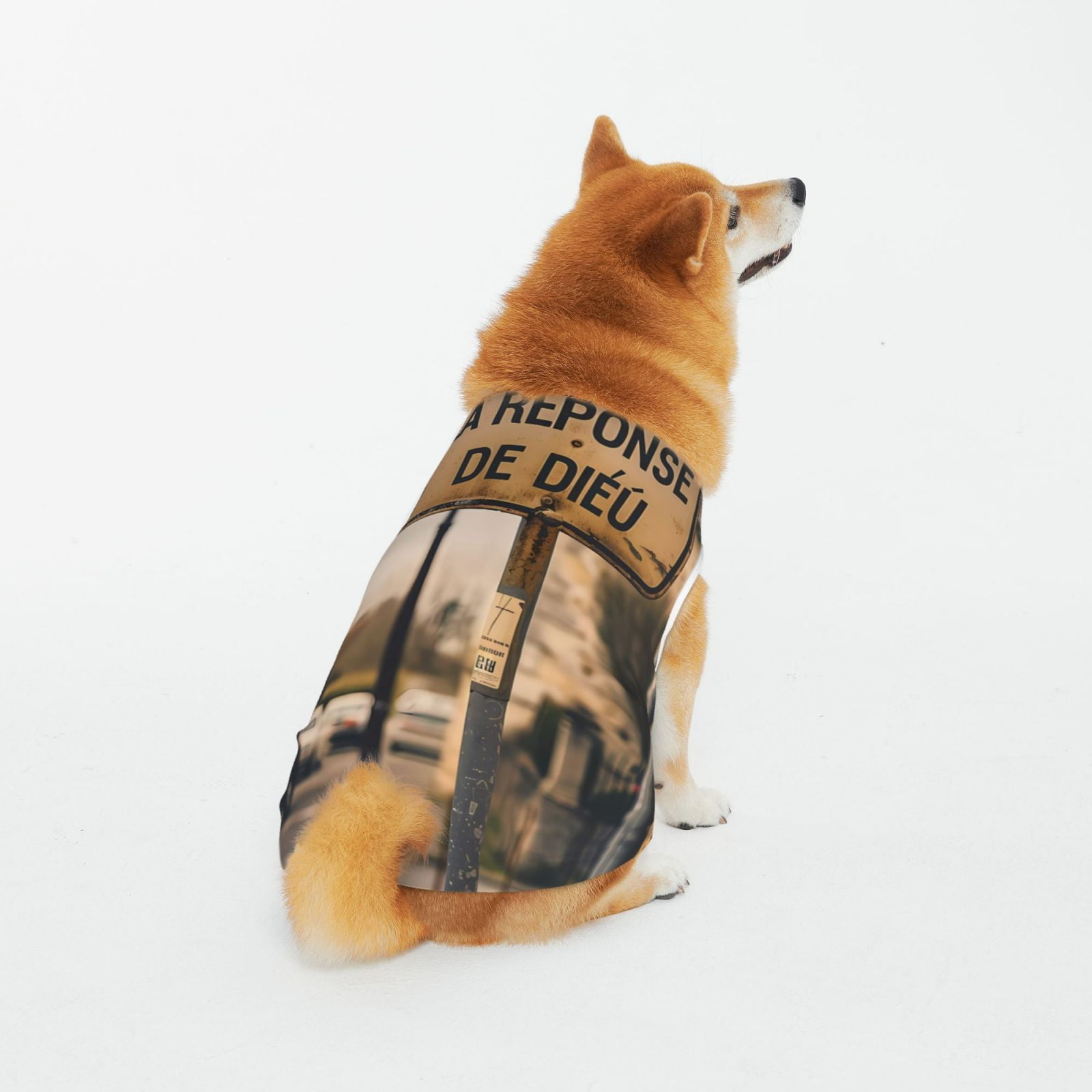 Balery Rustic French Signpost Pattern Cat Dog Sweater,Knit Big Dog ...