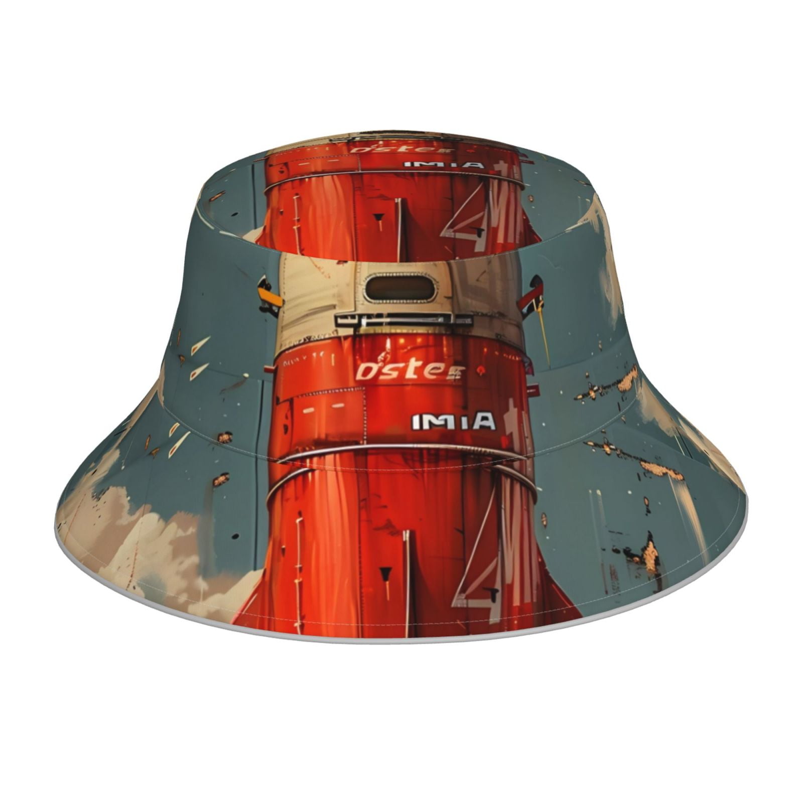 Balery Rusty Rocket Launch Sun Hats for Men Women Bucket Hat UPF 50 ...
