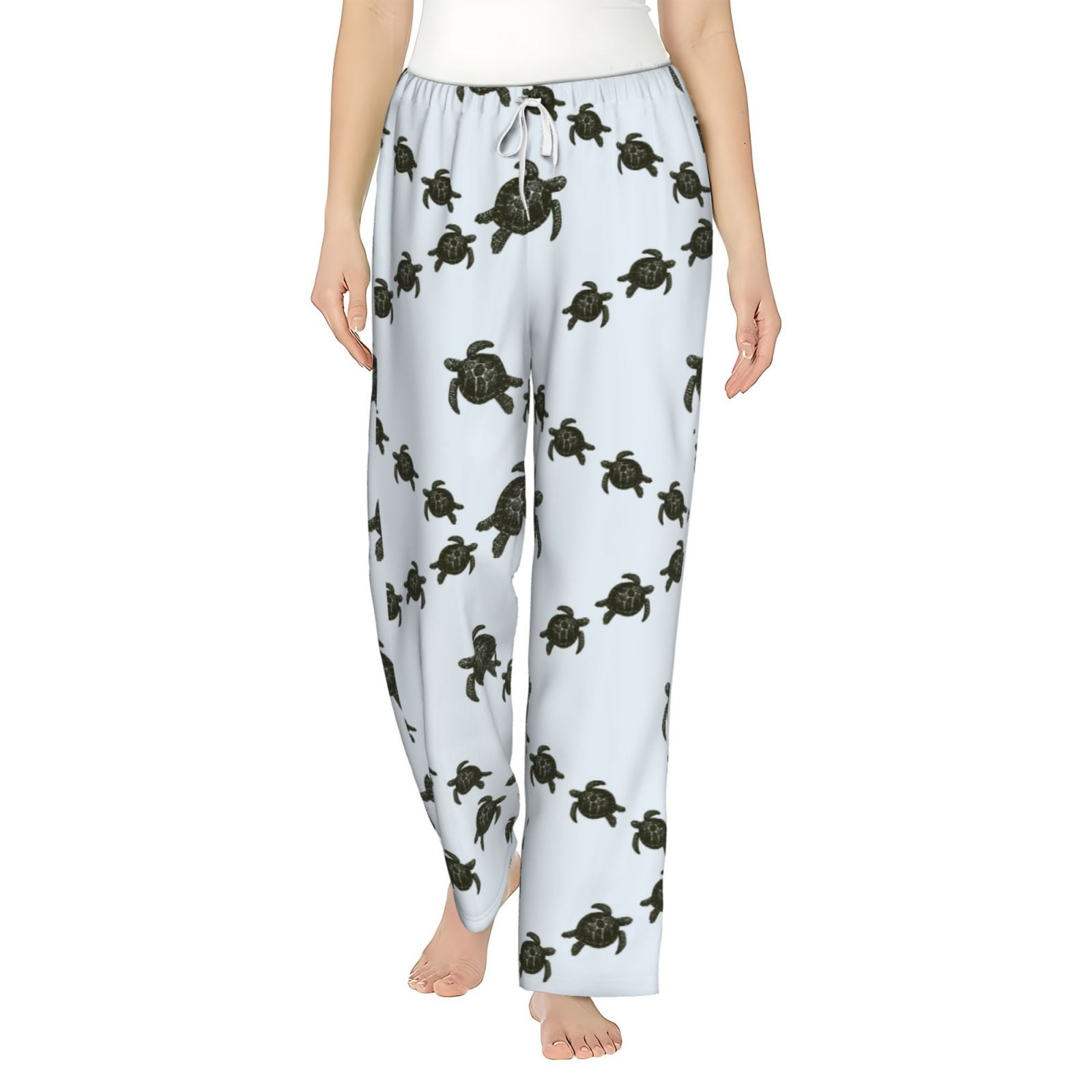Balery Sea Turtle print Women's Pajama Pants,Ultra Lightweight Pjs,Lounge Pant-Small - Walmart.com