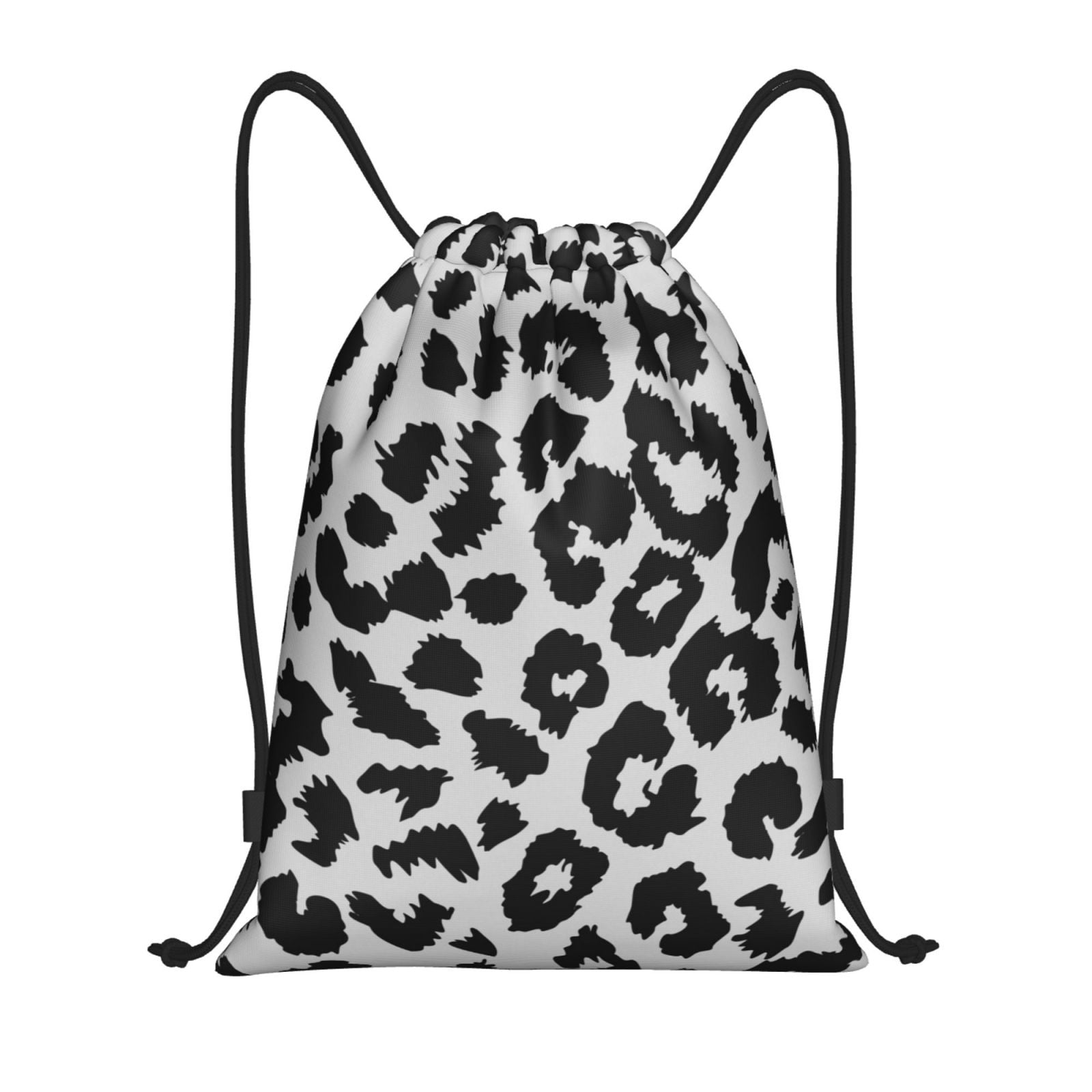 Balery Similar To Leopard Print Pattern Drawstring Backpack Bag Sport ...