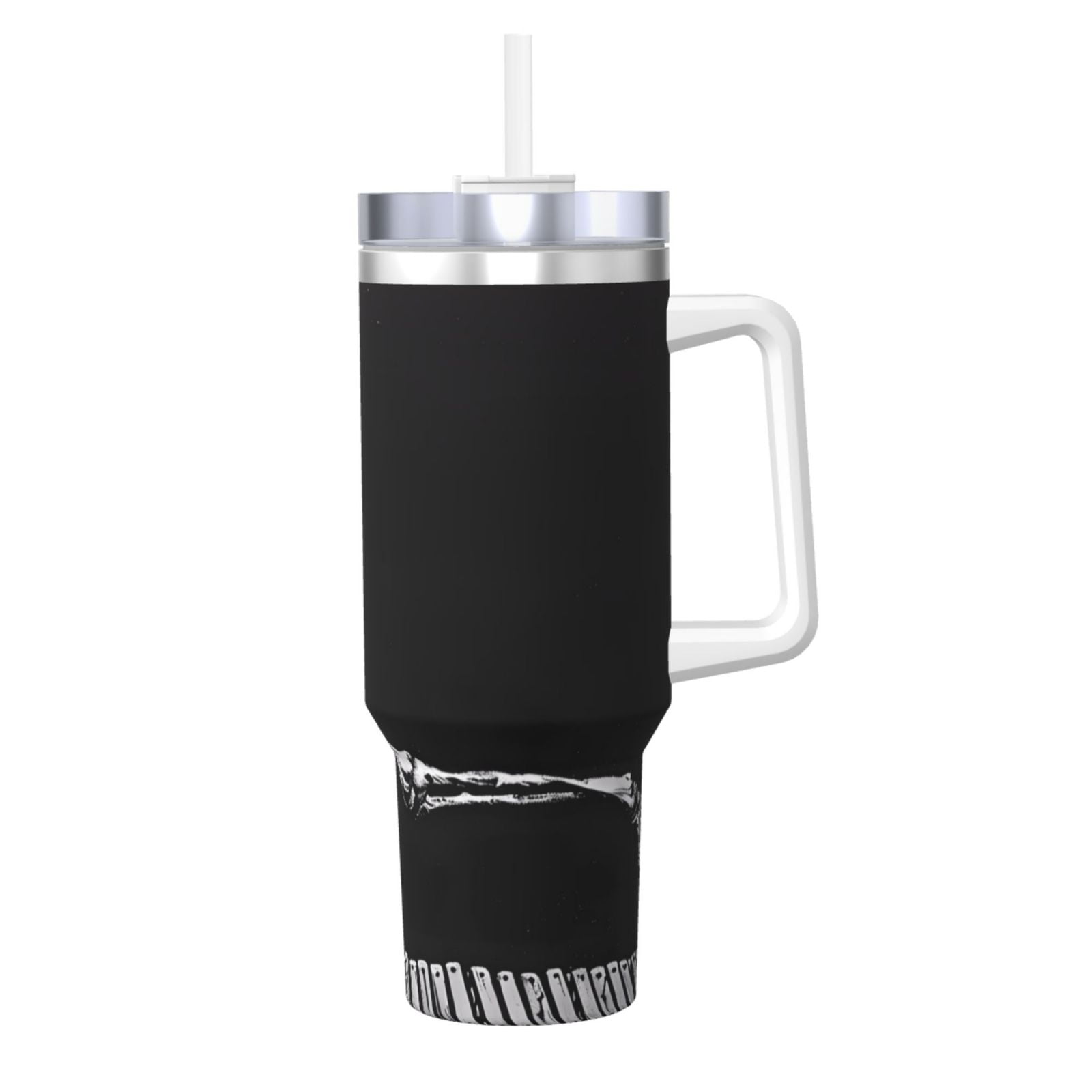 Balery Skeleton Playing Xylophone Pattern 40oz Stainless Steel Tumbler ...