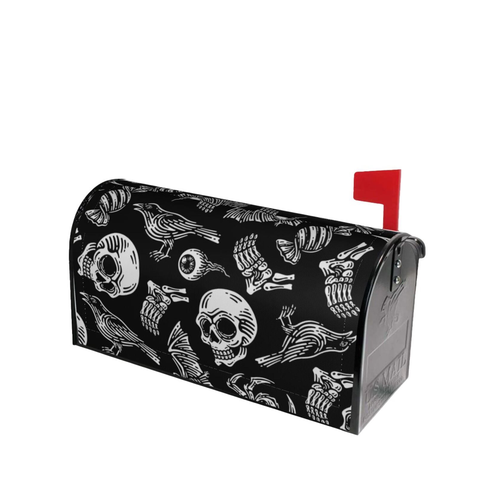 Balery Skull bird bat spider Mailbox Cover - Standard Size-21x18 in ...