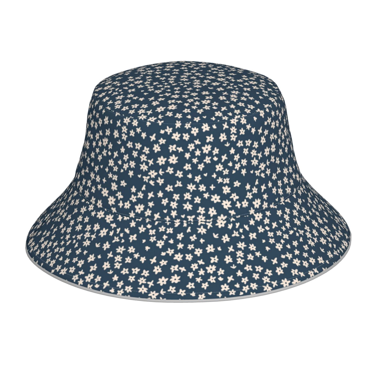 Balery Small White Flowers Sun Hats for Men Women Bucket Hat UPF 50 ...